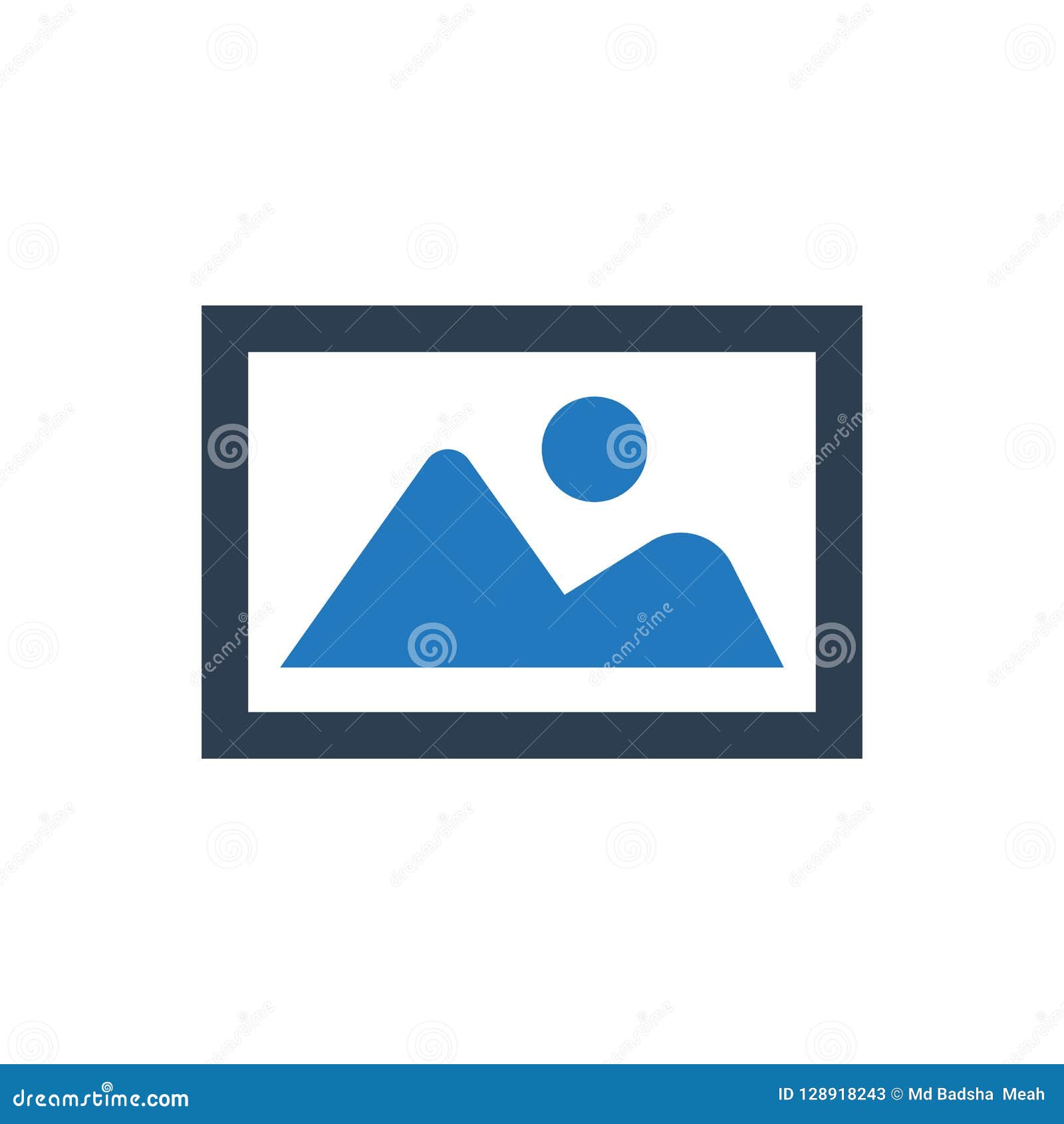 Photography Vector Icon stock vector. Illustration of gallery - 128918243