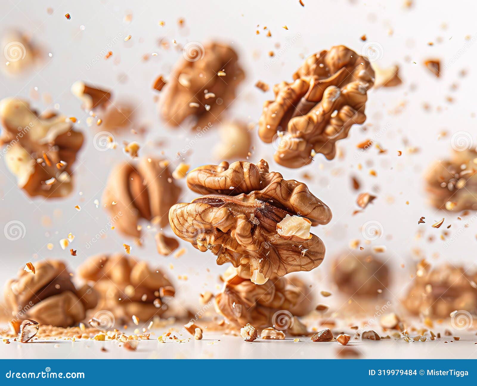 Photography of WALNUTS Falling from the Sky, Hyperpop Colour Scheme ...