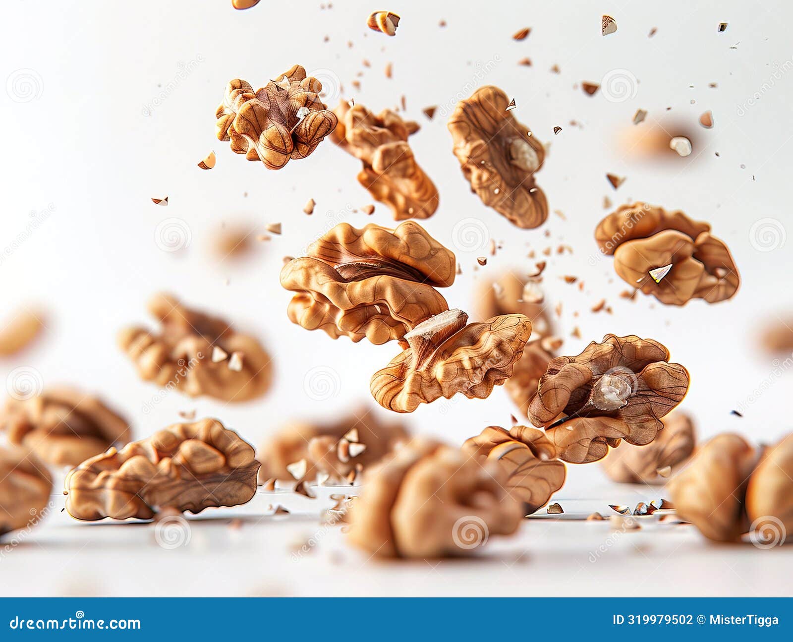 Photography of WALNUTS Falling from the Sky, Hyperpop Colour Scheme ...