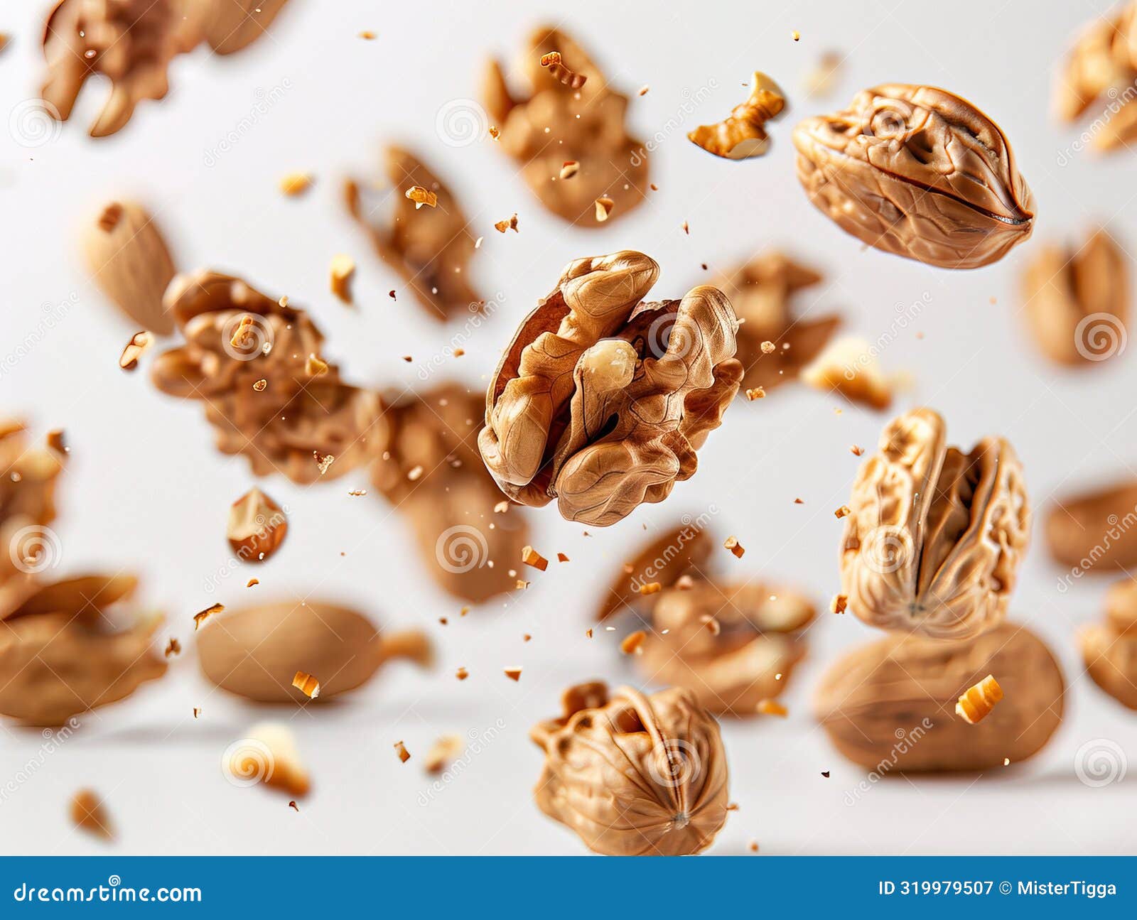 Photography of WALNUTS Falling from the Sky, Hyperpop Colour Scheme ...