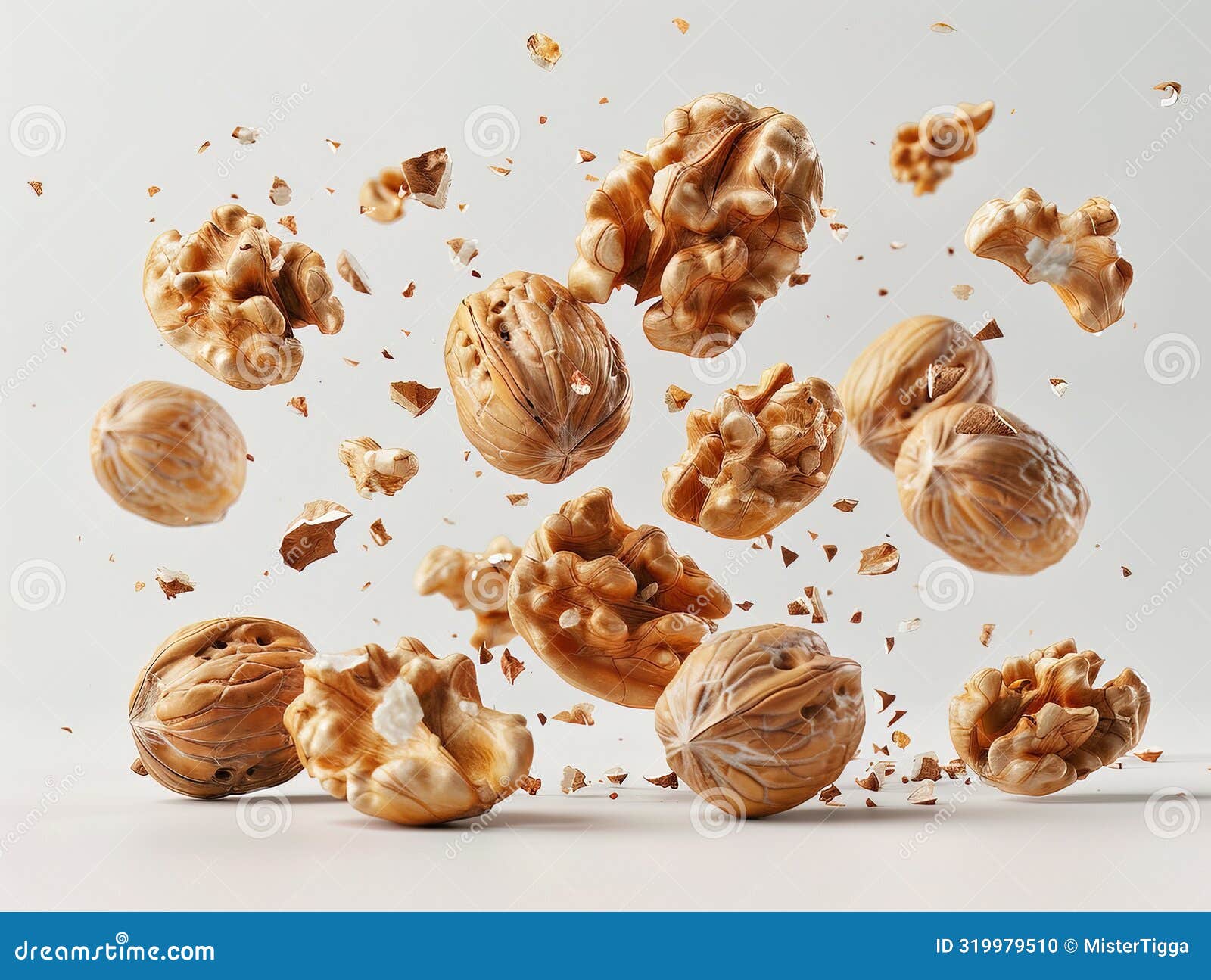 Photography of WALNUTS Falling from the Sky, Hyperpop Colour Scheme ...