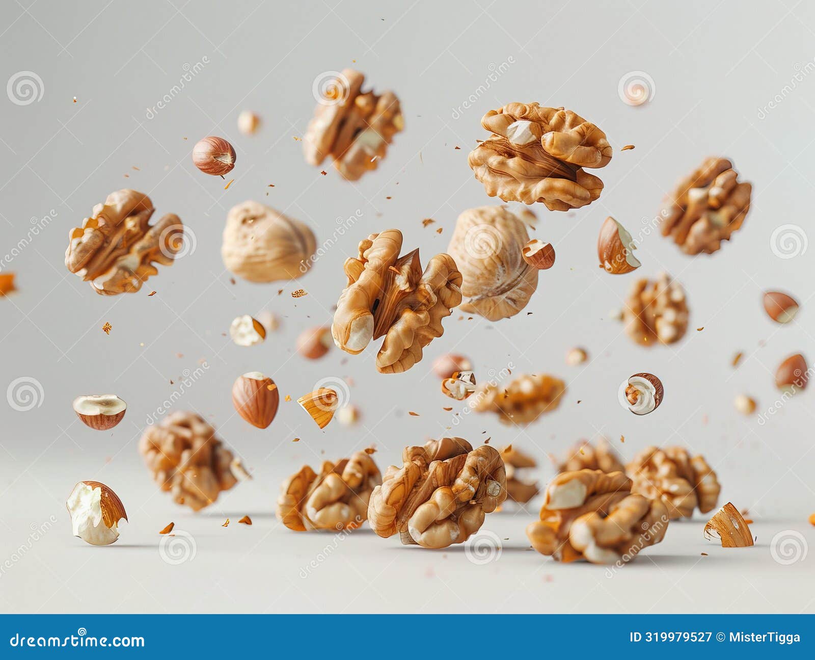 Photography of WALNUTS Falling from the Sky, Hyperpop Colour Scheme ...