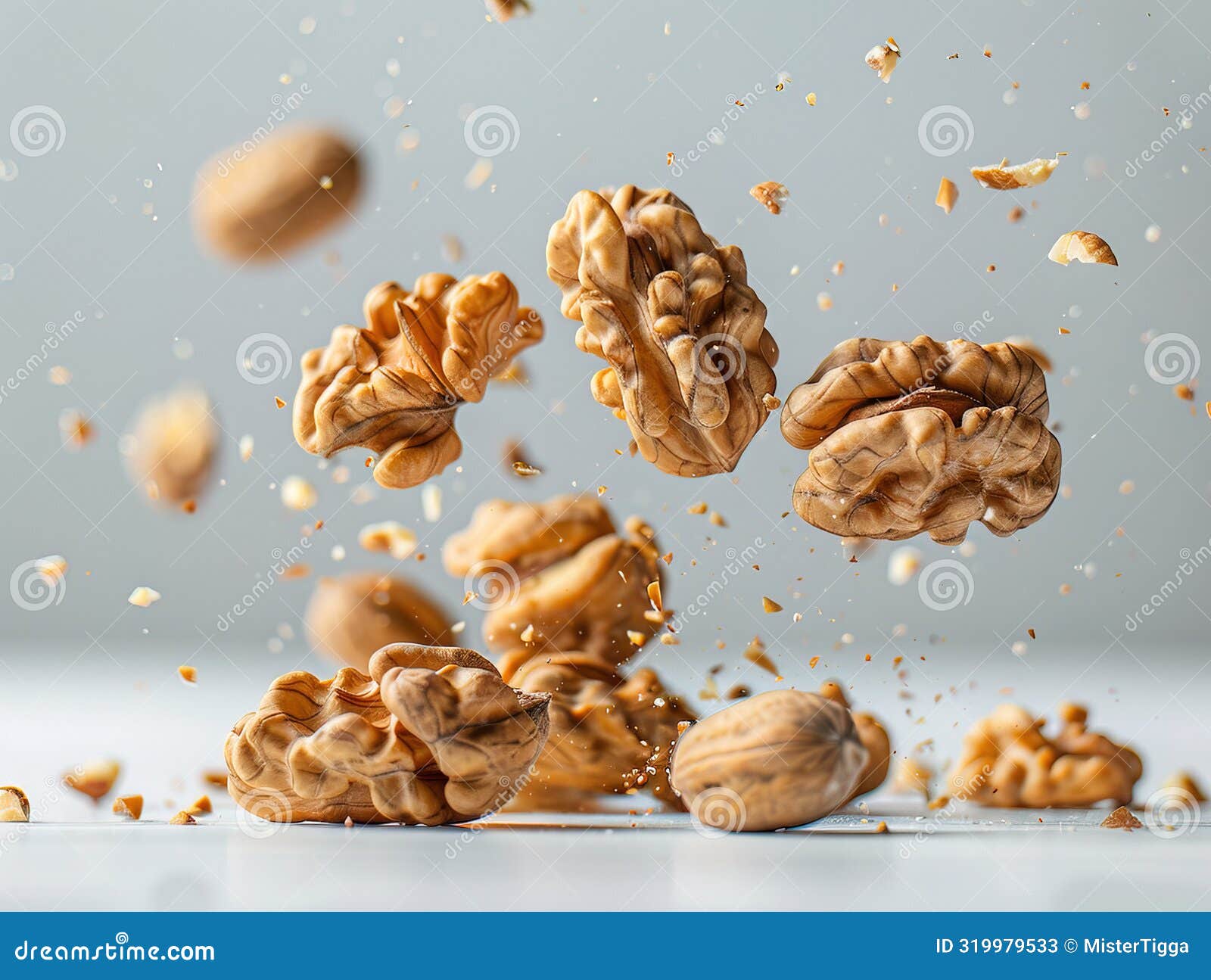 Photography of WALNUTS Falling from the Sky, Hyperpop Colour Scheme ...