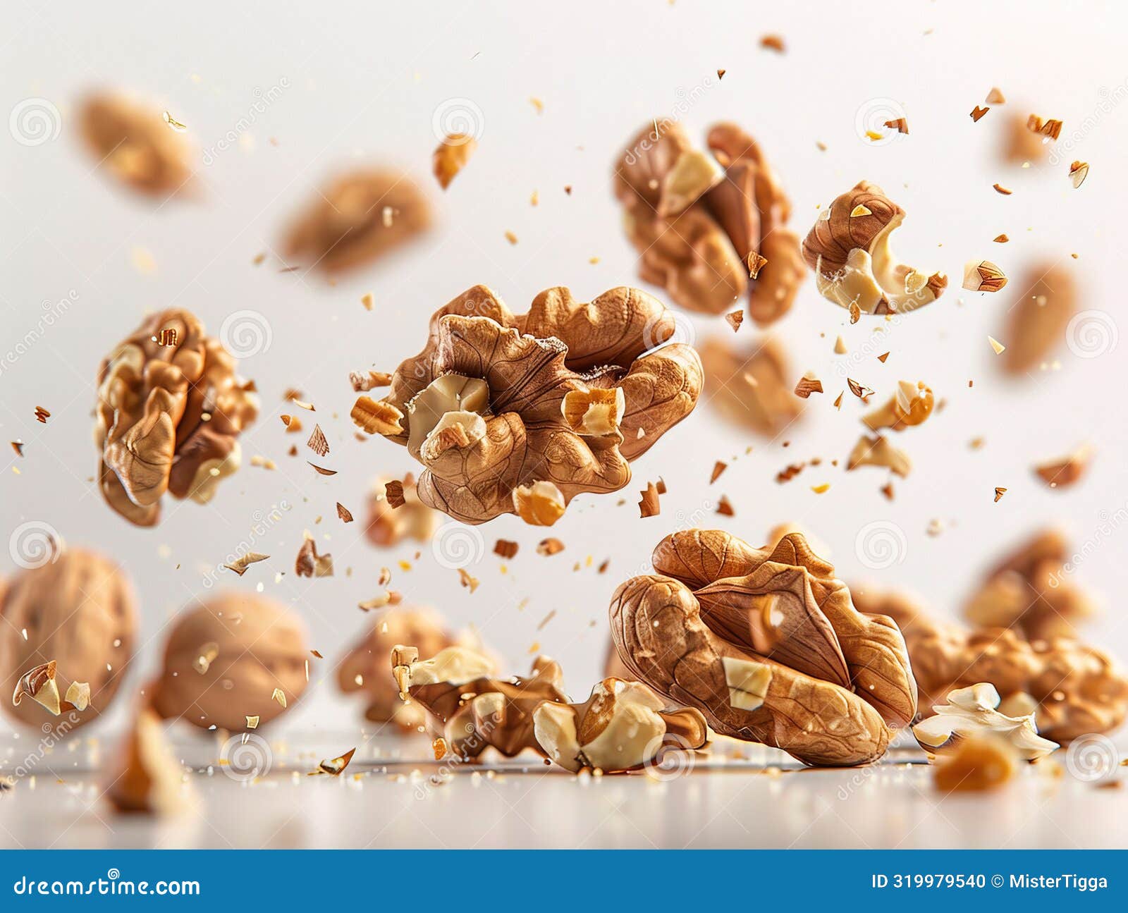 Photography of WALNUTS Falling from the Sky, Hyperpop Colour Scheme ...