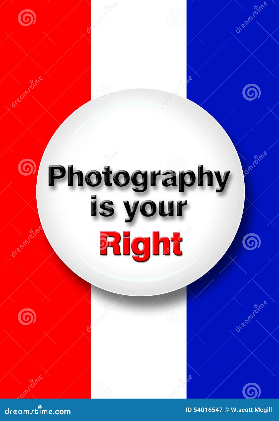 Photography is your right. stock illustration. Illustration of rights ...