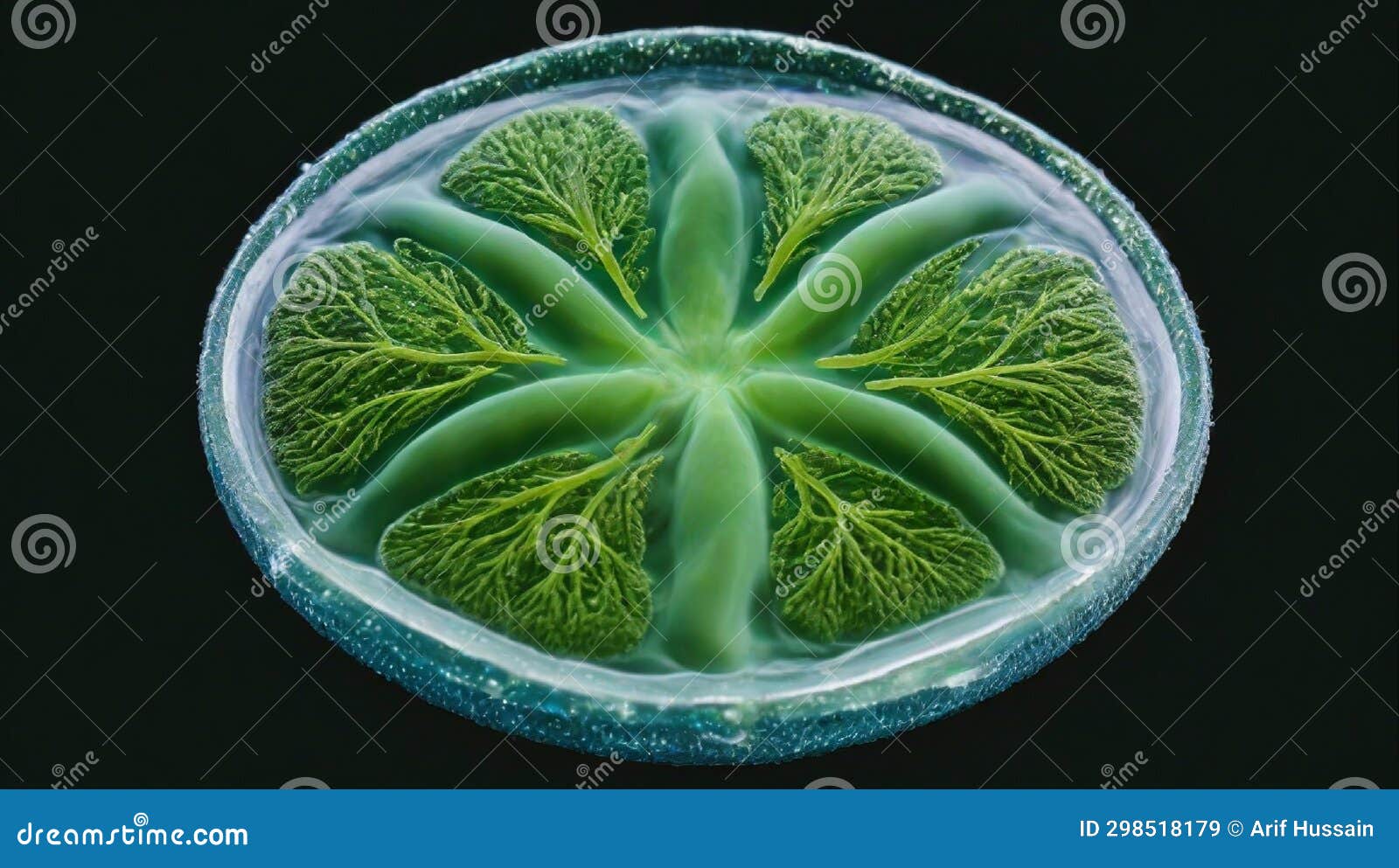 A Photomicrograph of a Plant Protoplast Cell Stock Image - Image of ...