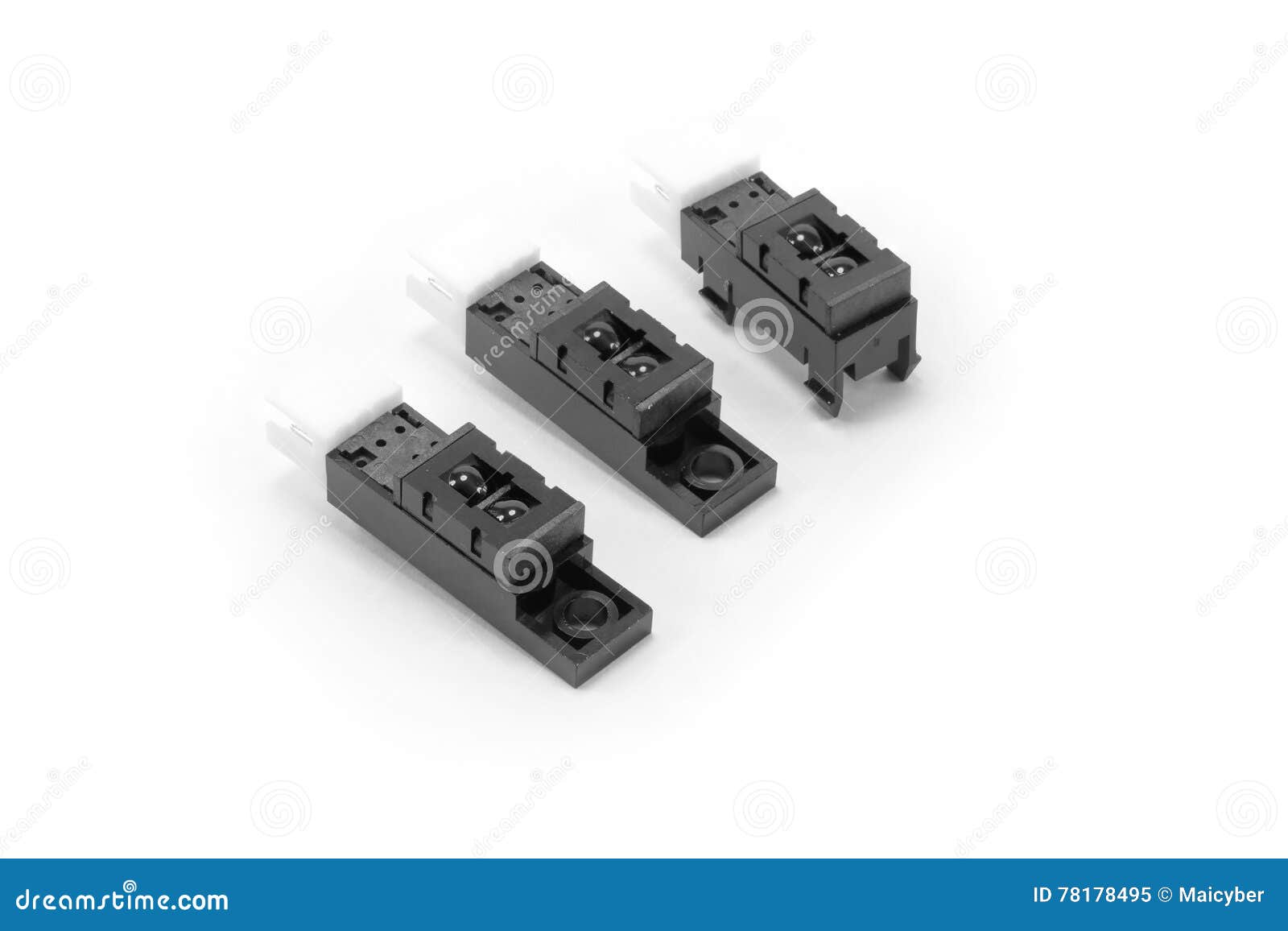 Photomicrosensor - Slot Sensor or Light Sensor Stock Image - Image of ...