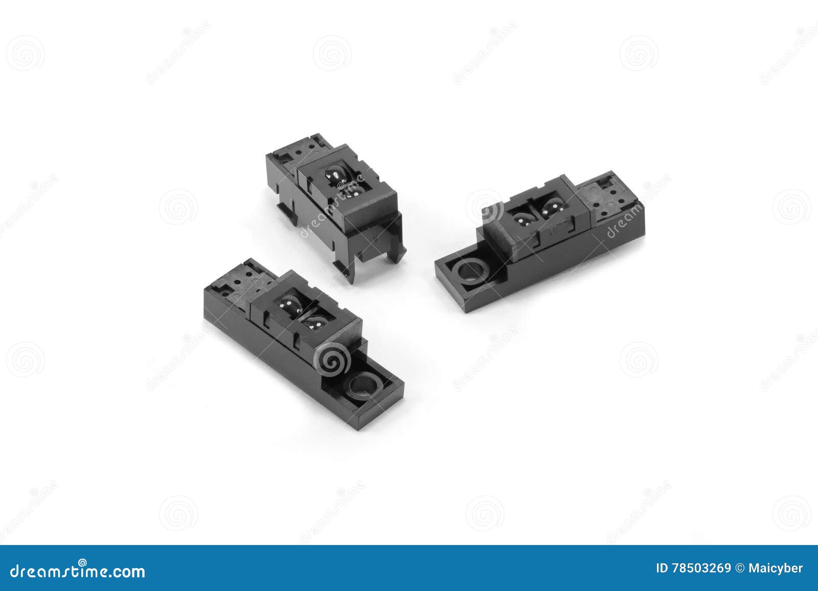 Photomicrosensor - Slot Sensor or Light Sensor Stock Image - Image of ...