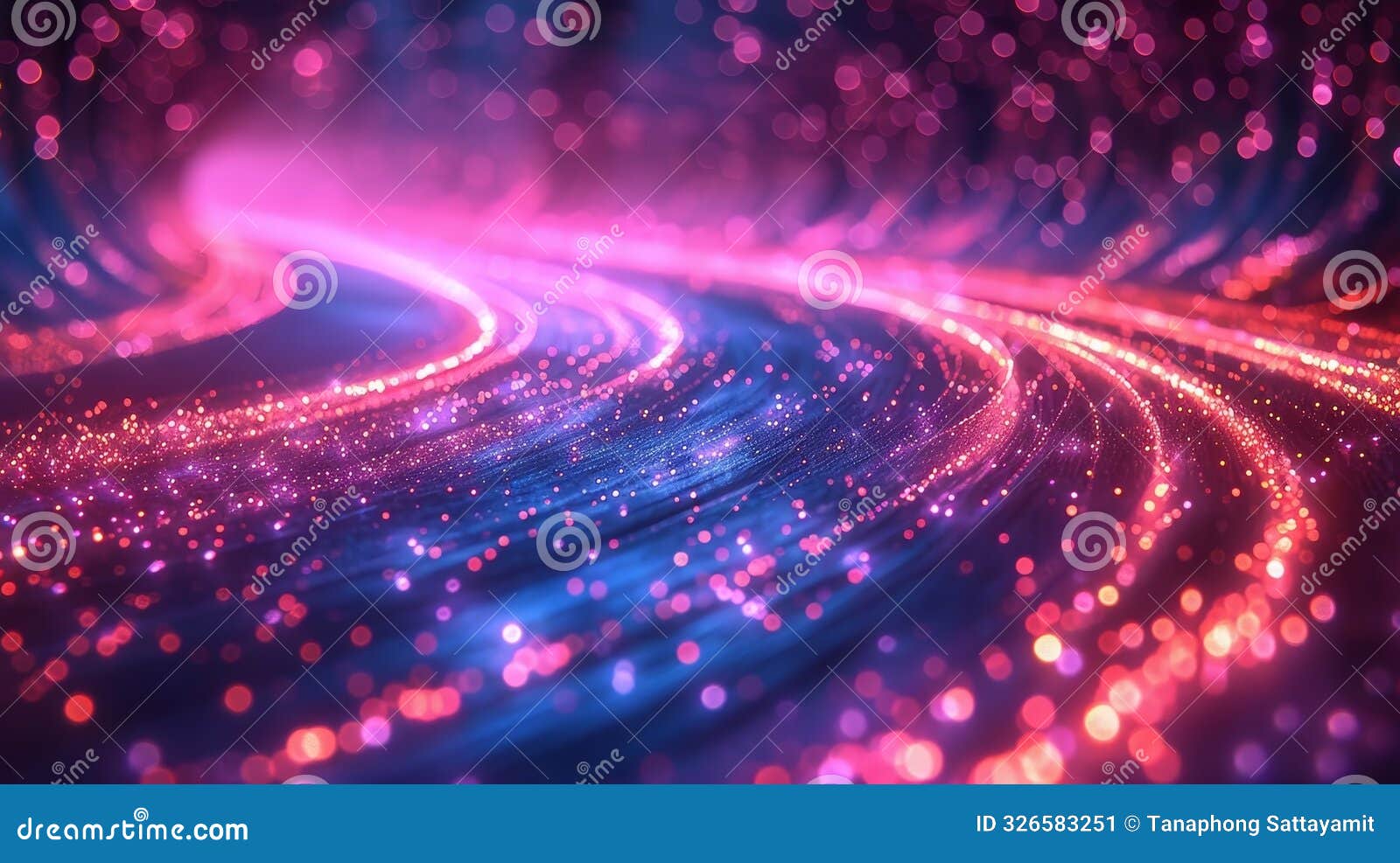 Photon FluxA Hightech Showcasing The Pulse Of Data Transfer And ...