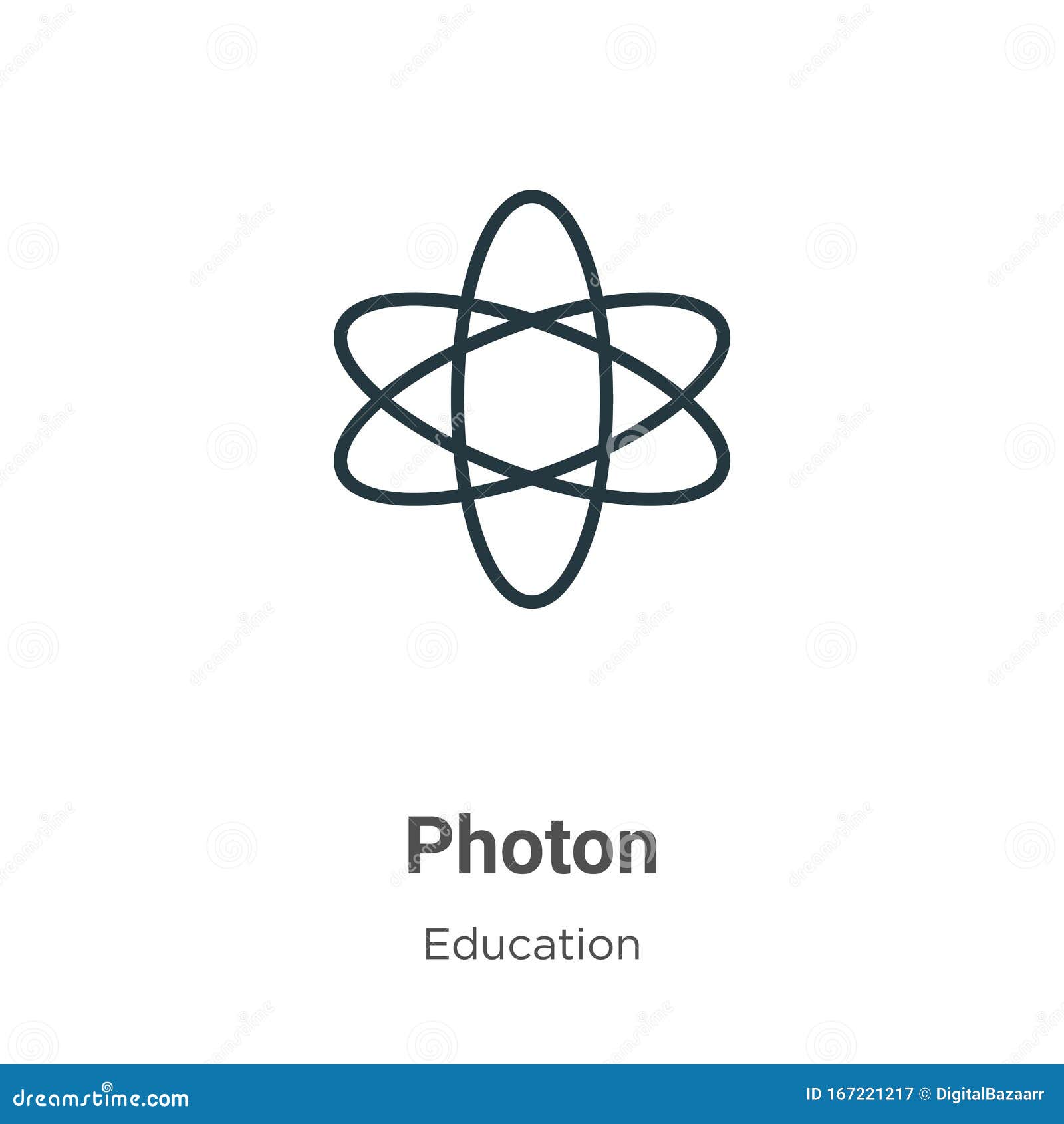 Photon Vector Icon On White Background. Flat Vector Photon Icon Symbol ...