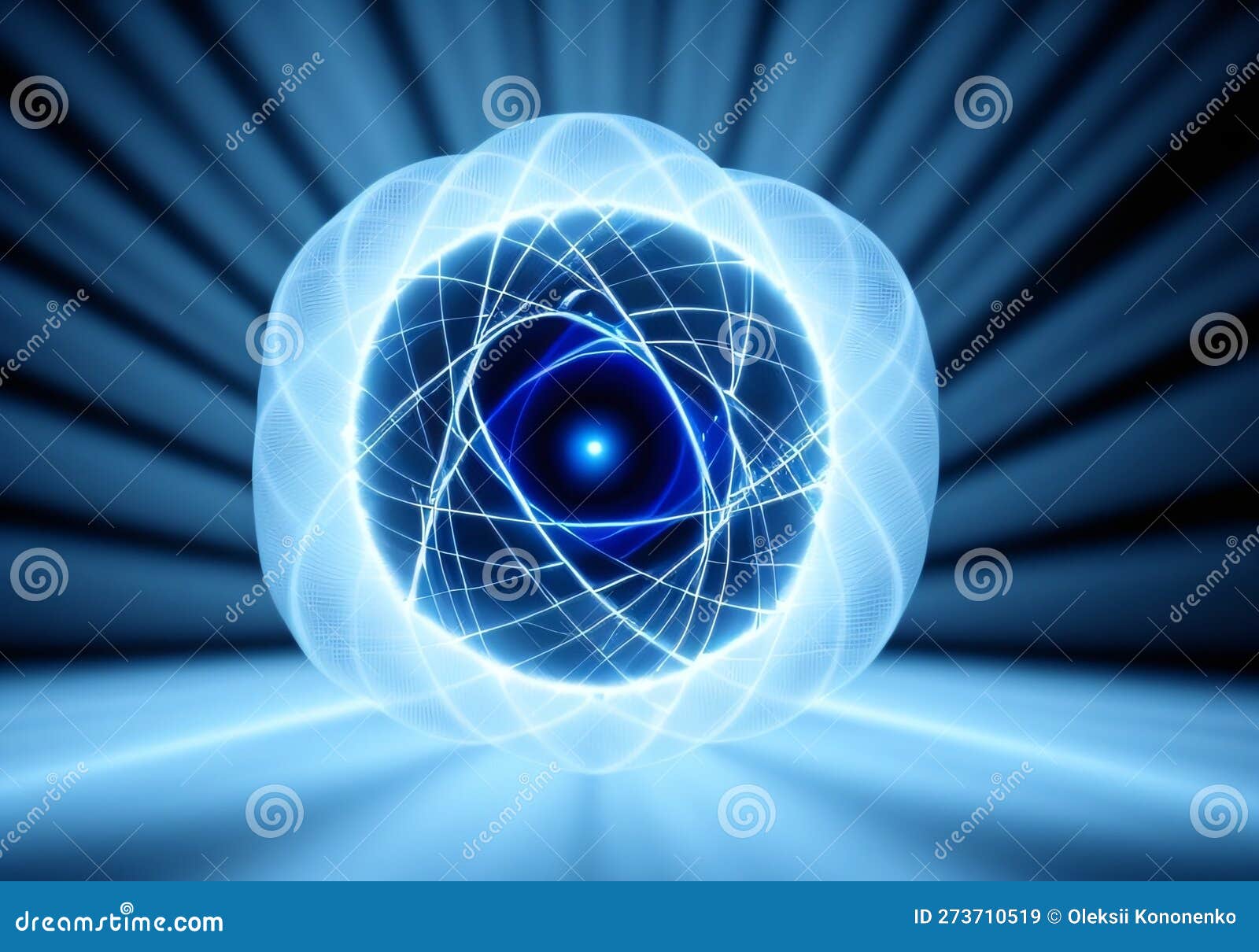 Photon, Quantum, Particle Of Light. Light And Particle Interplay On ...