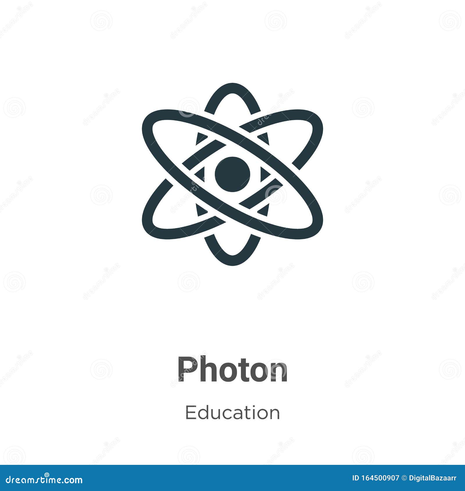 Photon Vector Icon On White Background. Flat Vector Photon Icon Symbol ...