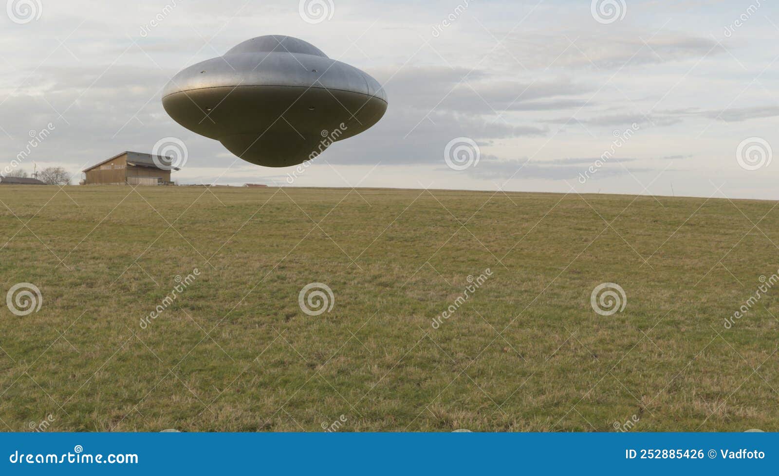 Ufo 3d Visualization, 3d Render Stock Illustration - Illustration of ...