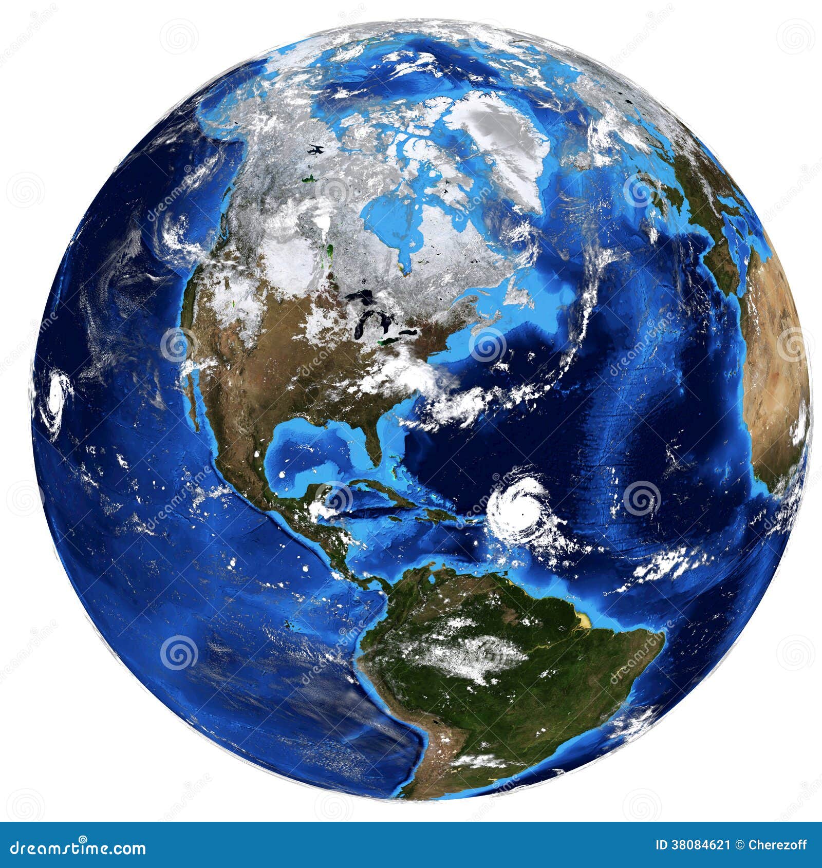 Photorealistic Earth stock illustration. Illustration of isolated ...