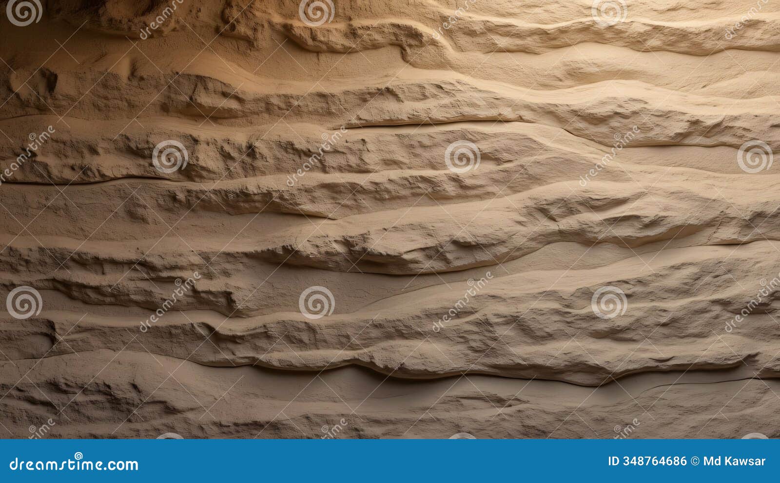 Photorealistic Hyperdetailed Ancient Cave Wall, Brown Mud Texture with ...