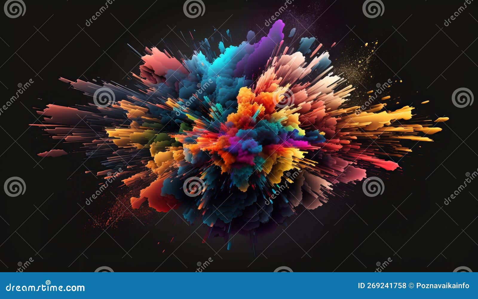 Photorealistic 4k Abstract Background AI Generated Stock Illustration ...