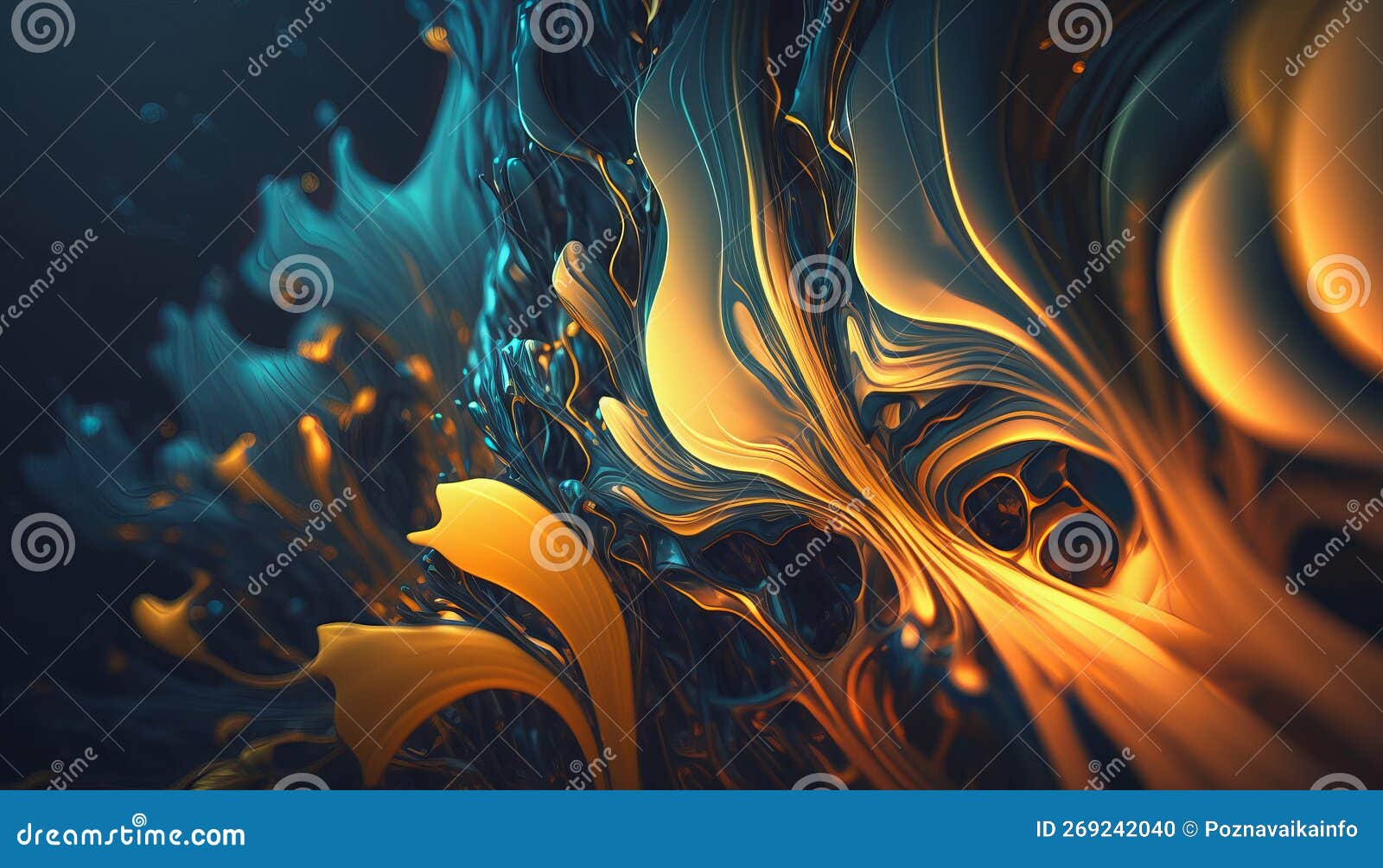 Photorealistic 4k Abstract Background Generated AI Stock Illustration ...