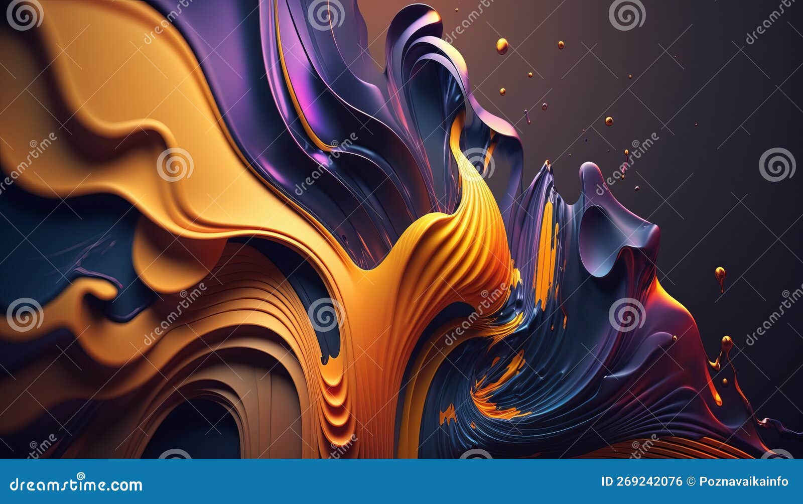 Photorealistic 4k Abstract Background Generated AI Stock Illustration ...