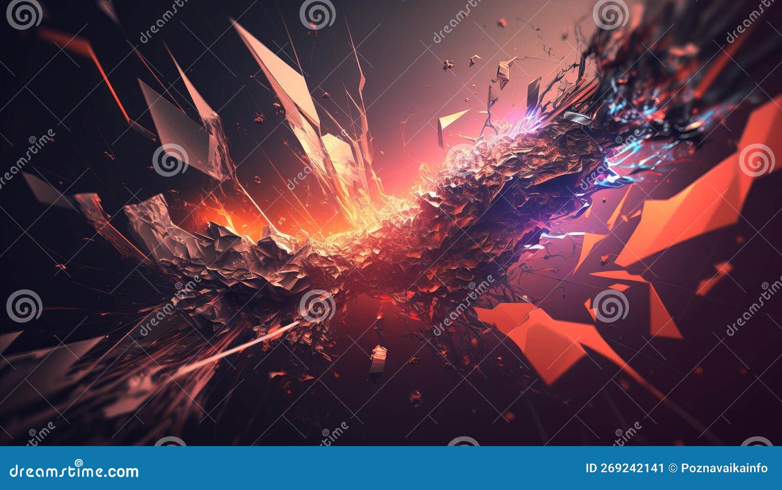 Photorealistic 4k Abstract Background Generated AI Stock Image - Image ...