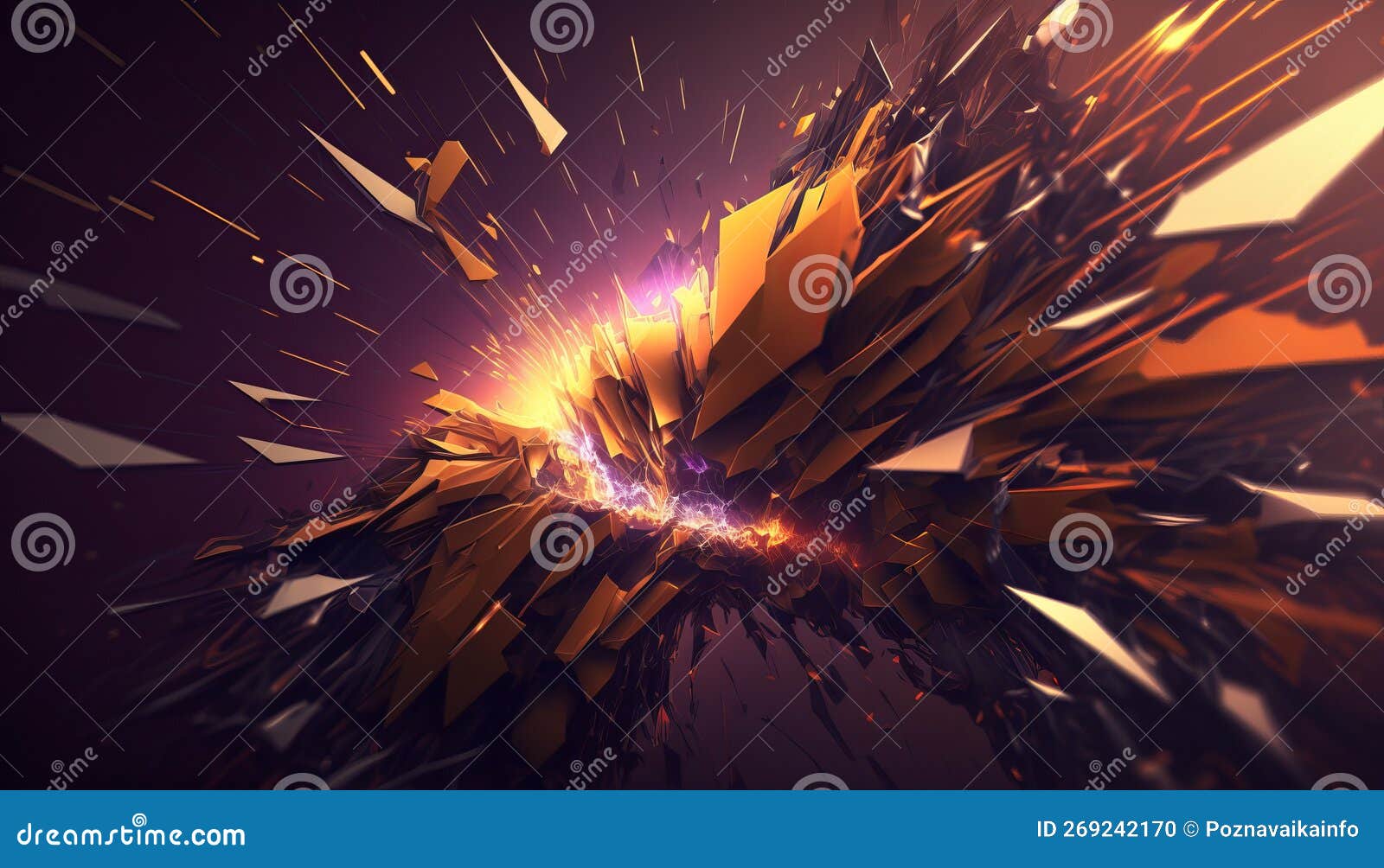 Photorealistic 4k Abstract Background Generated AI Stock Illustration ...