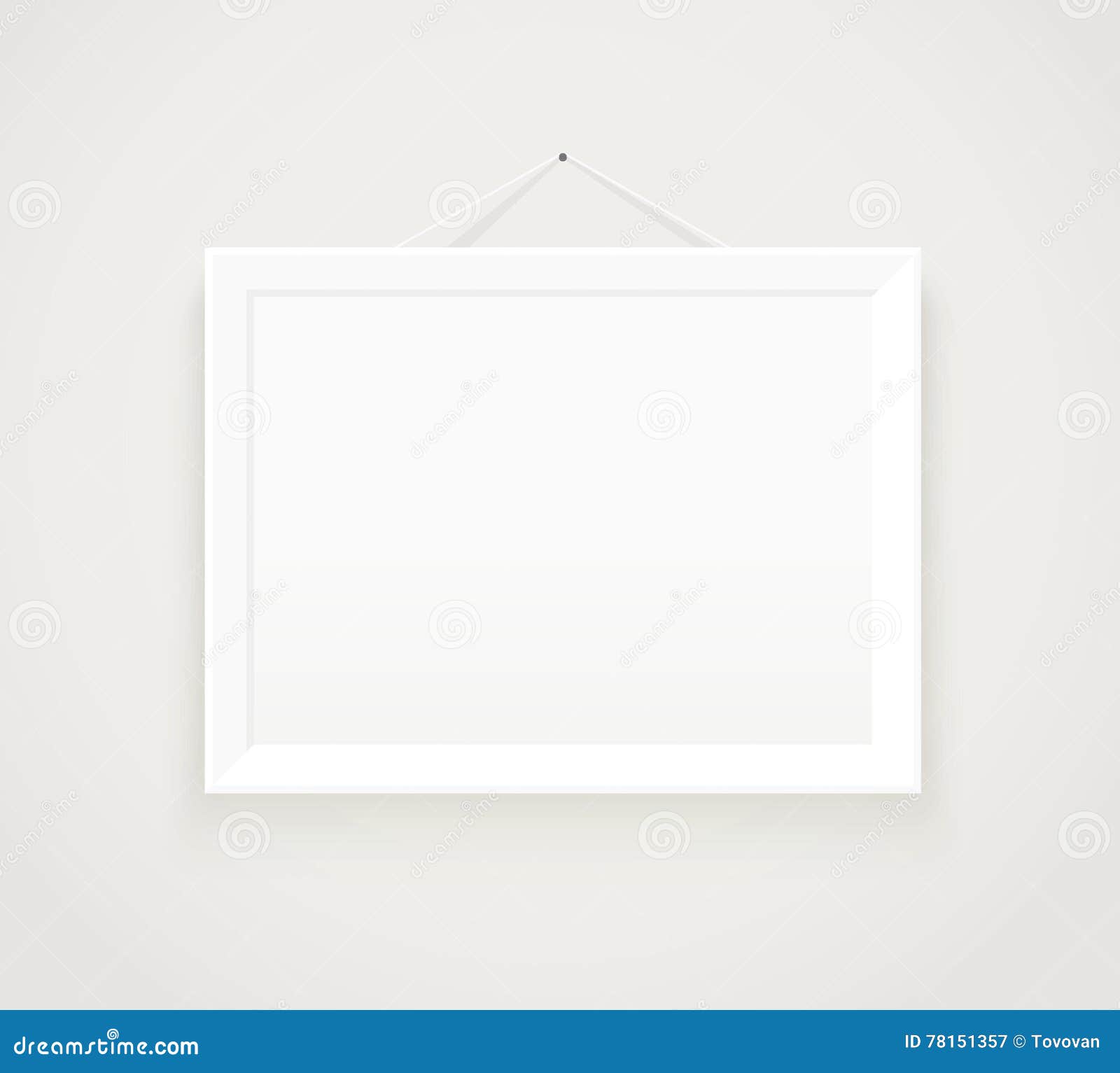 Photorealistic Picture Frame. Presentation Template Stock Vector ...