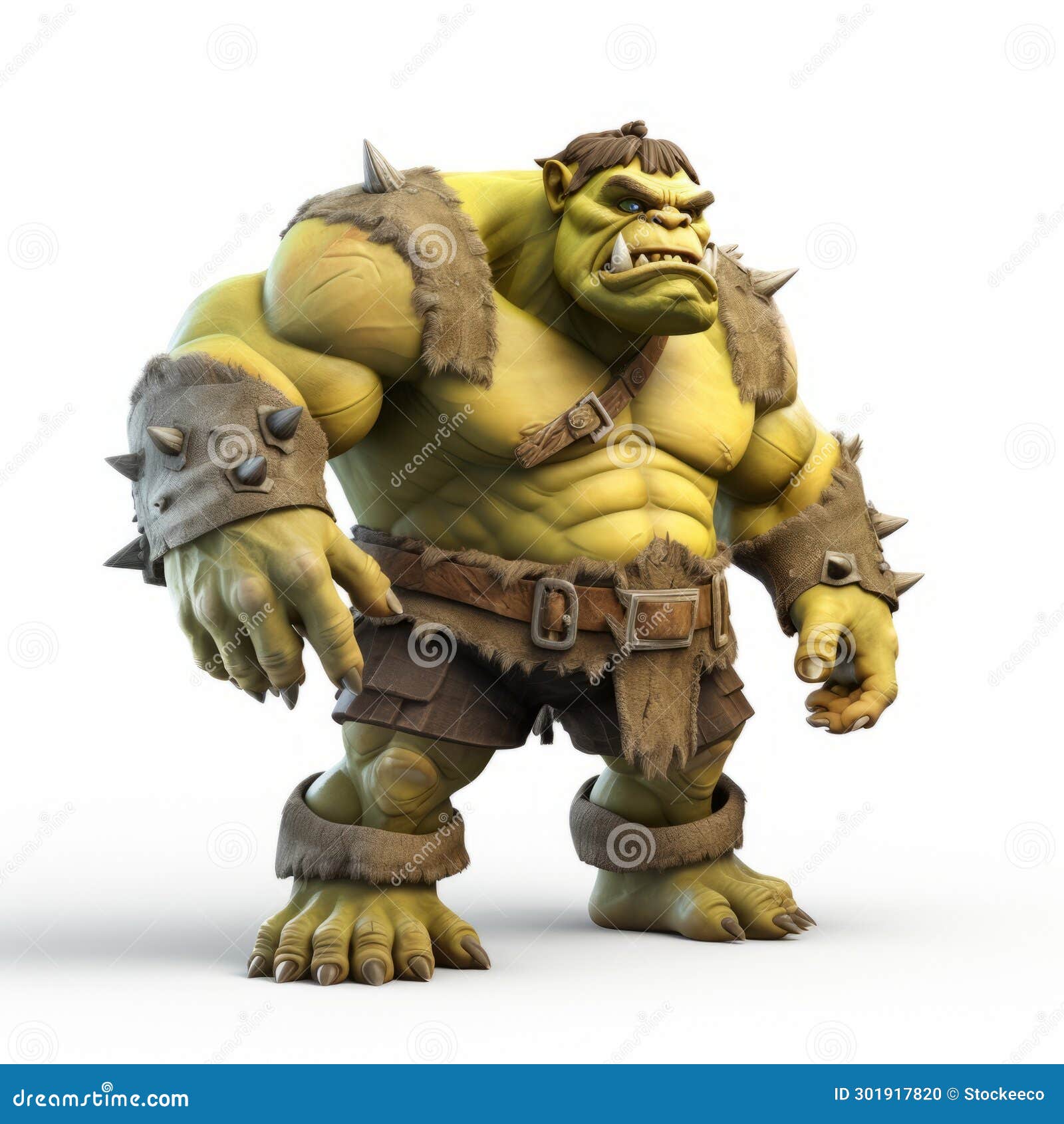 Photorealistic 4k Troll Creature Art Illustration In David Nordahl ...