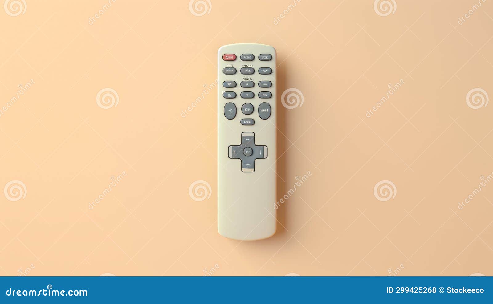 Photorealistic Renderings of Peach Colored Remote Control Stock ...