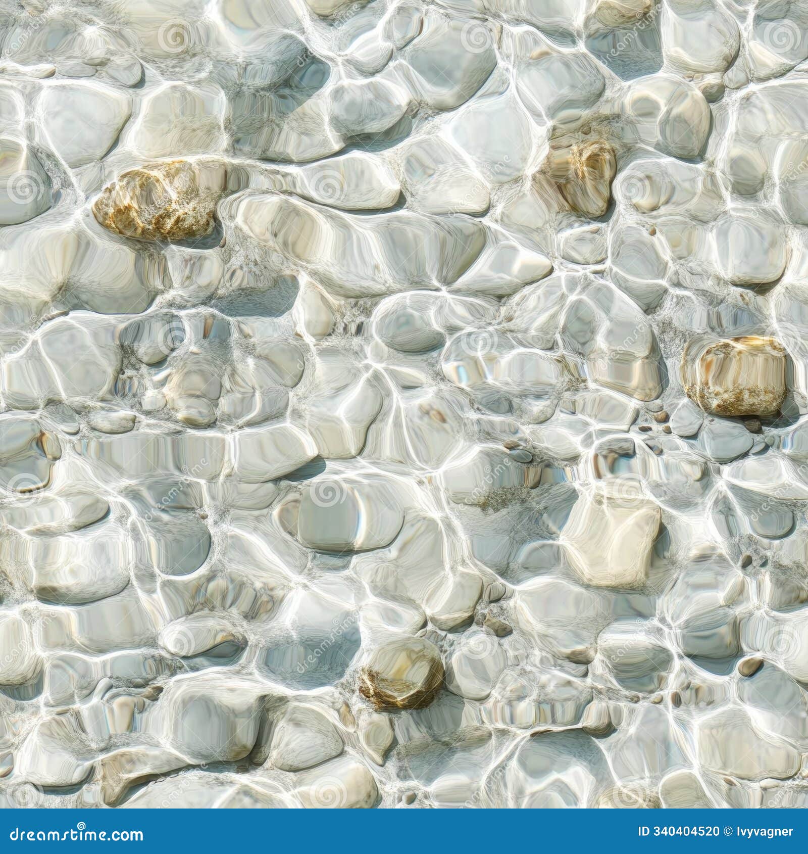 Photorealistic Seamless Texture of Calm River Water Stock Photo - Image ...