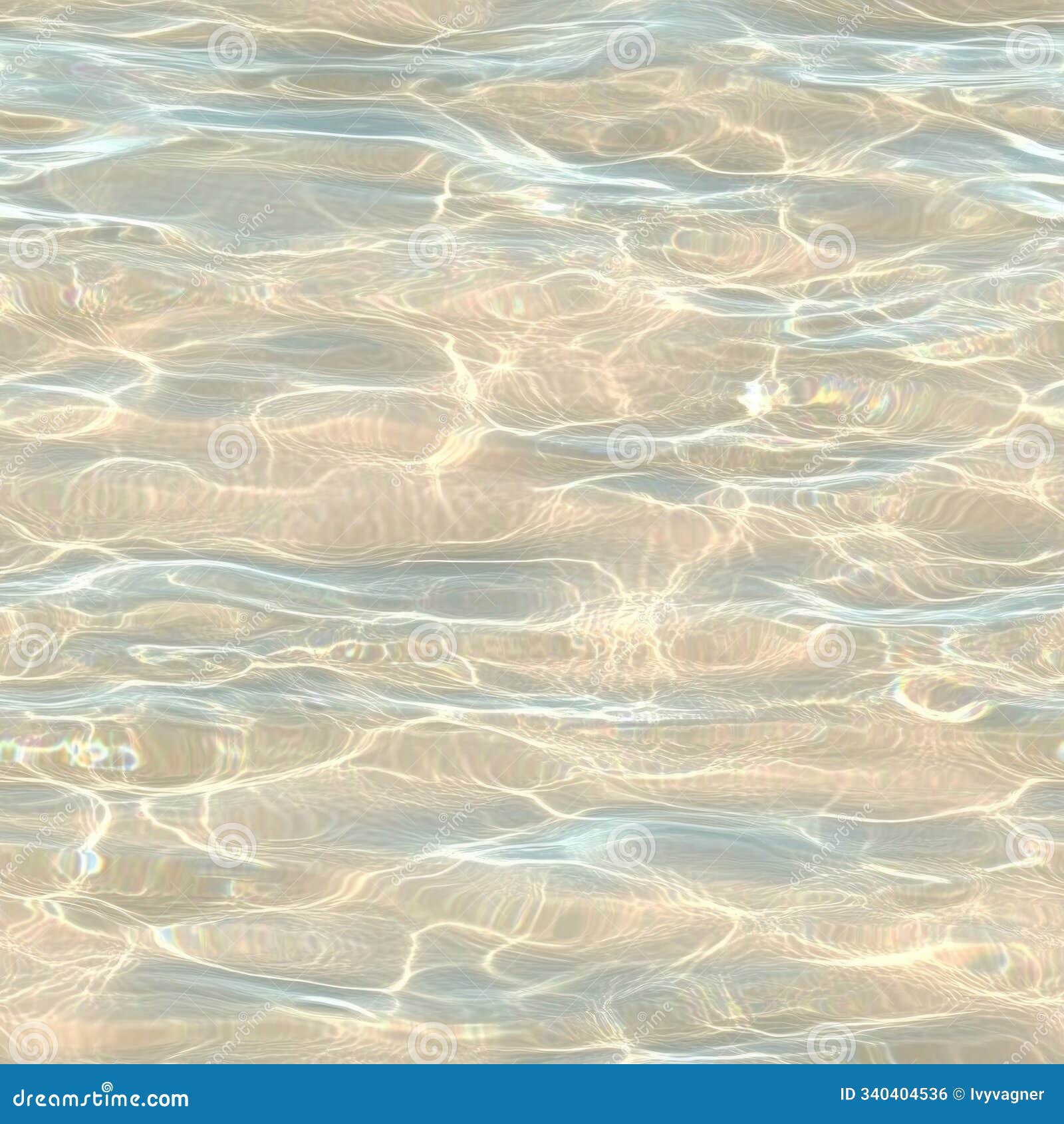 Photorealistic Seamless Texture of Clear Freshwater Stock Photo - Image ...