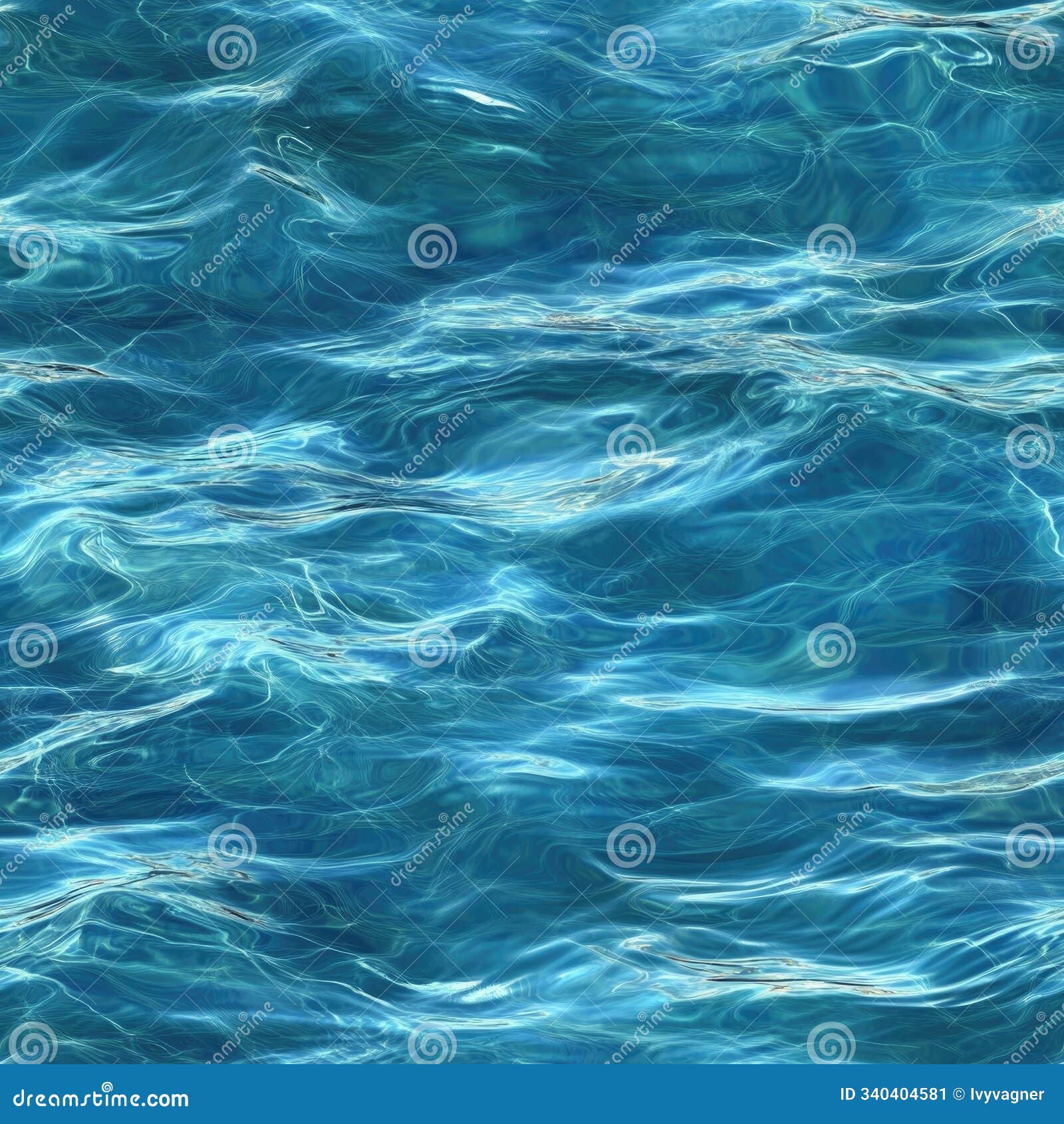 Photorealistic Seamless Texture of Deep Blue Ocean Water Stock Image ...
