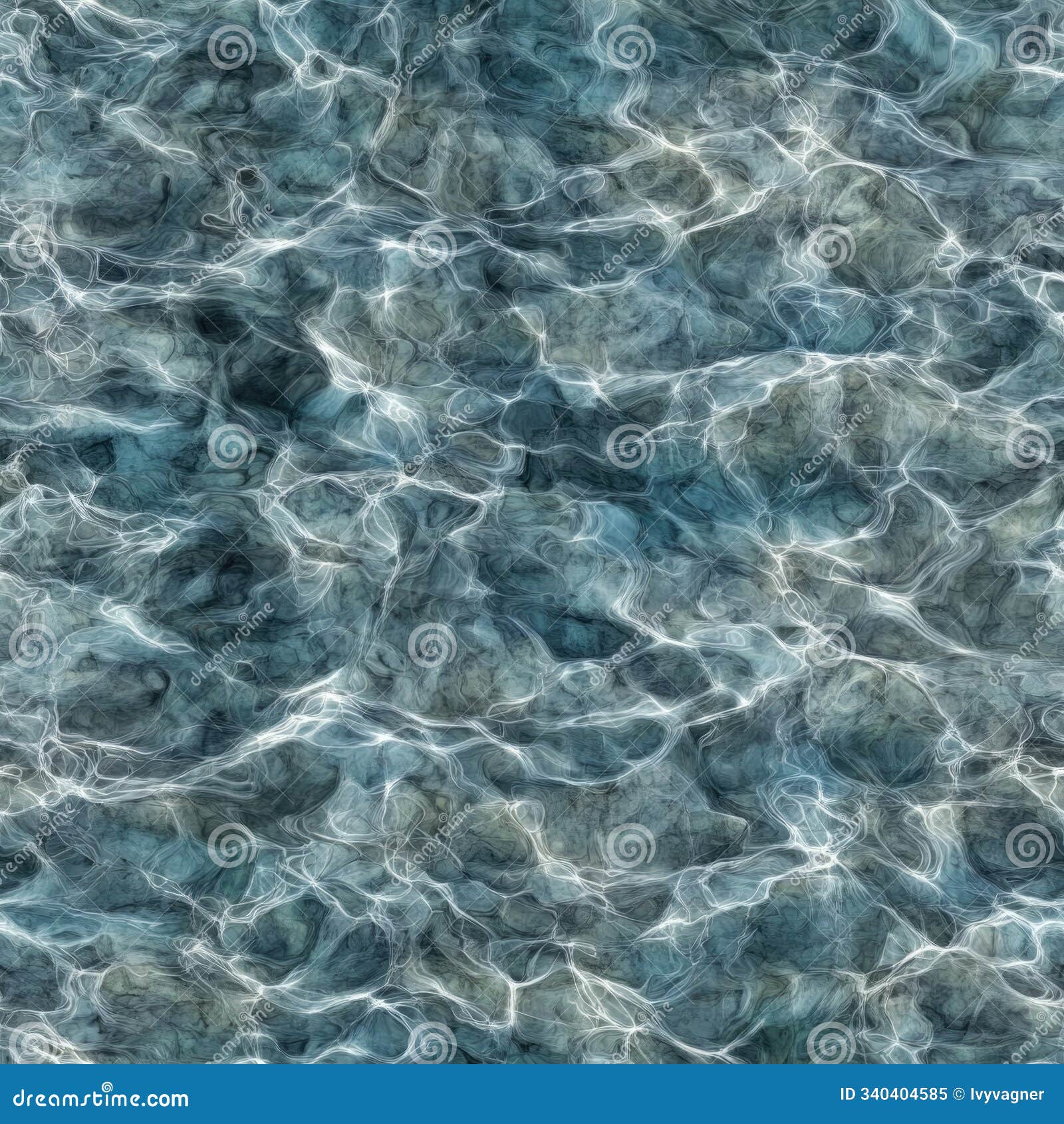 Photorealistic Seamless Texture of Deep Lake Water Stock Image - Image ...