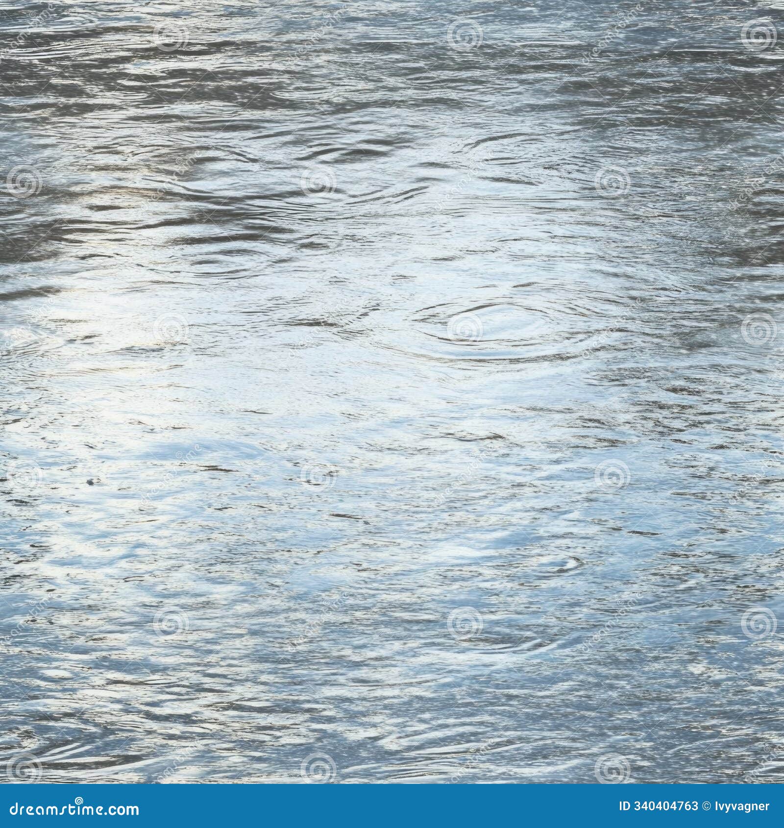 Photorealistic Seamless Texture of Rainwater on Calm River Stock Image ...
