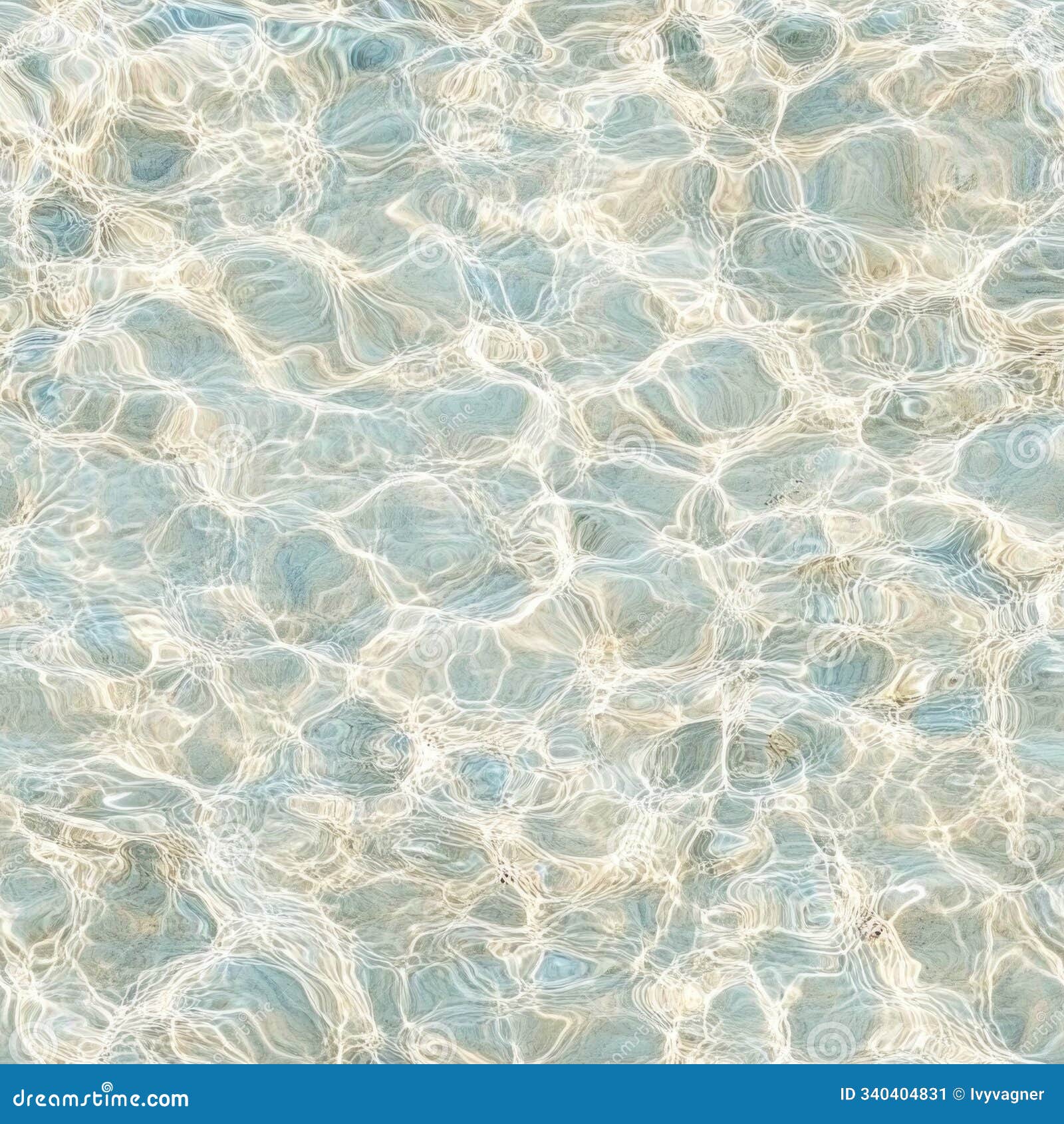 Photorealistic Seamless Texture of Shallow Ocean Water Stock Image ...