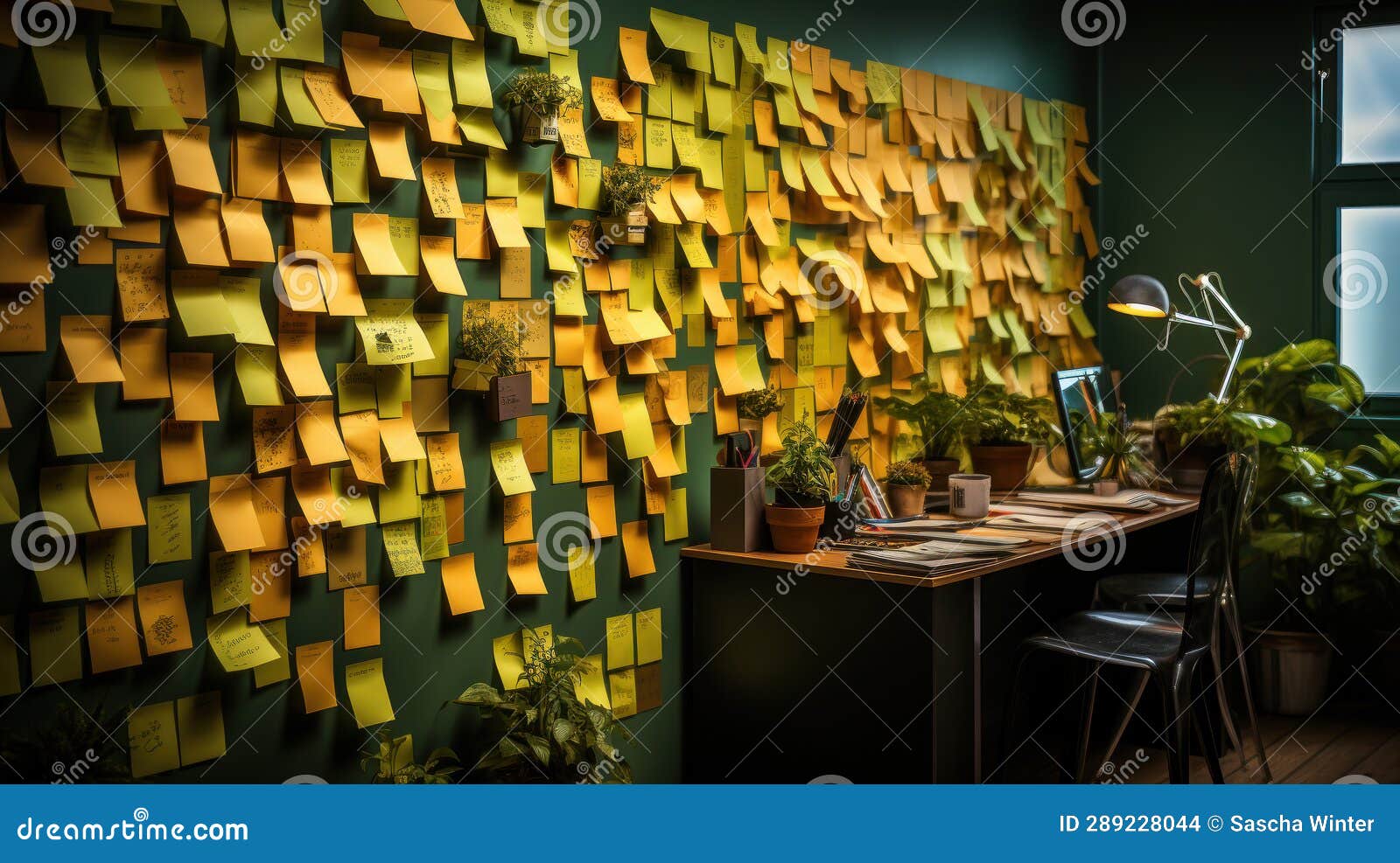 Photorealistic Sticky Notes Stock Photo - Image of colorful, management ...