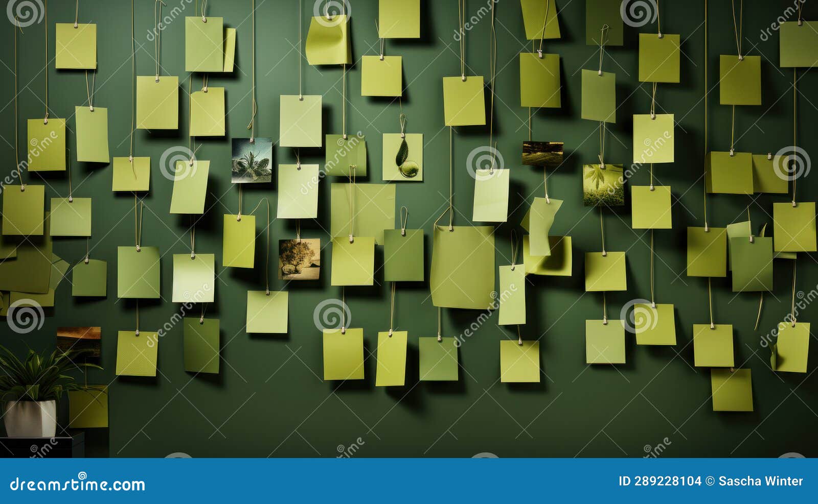 Photorealistic Sticky Notes Stock Photo - Image of analysis, thinking ...