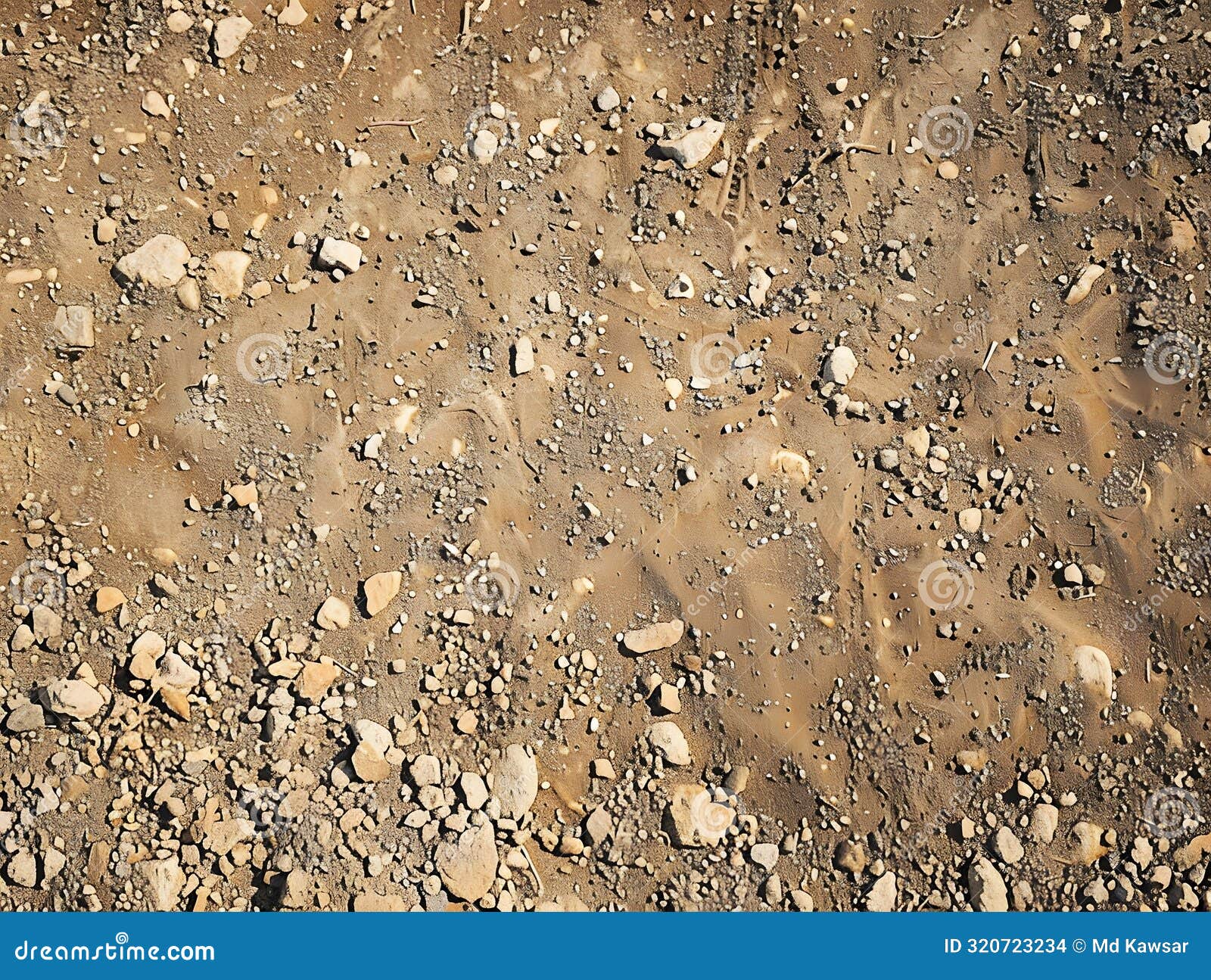 Photorealistic Top View of Dirt Ground Texture Stock Illustration ...