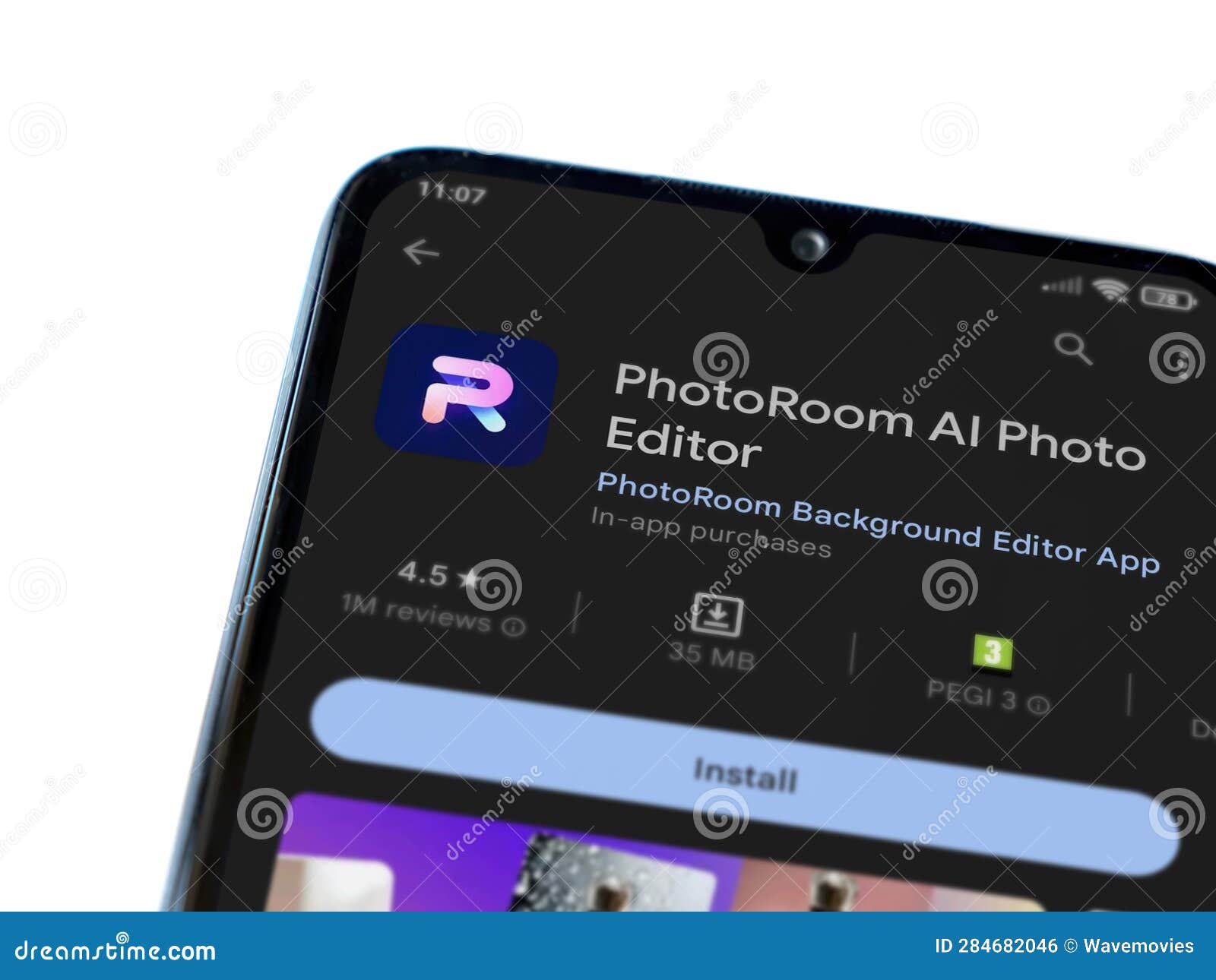 PhotoRoom Studio Photo Editor App Play Store Page on Smartphone on ... PhotoRoom Studio Photo Editor App Play Store Page on Smartphone on ...