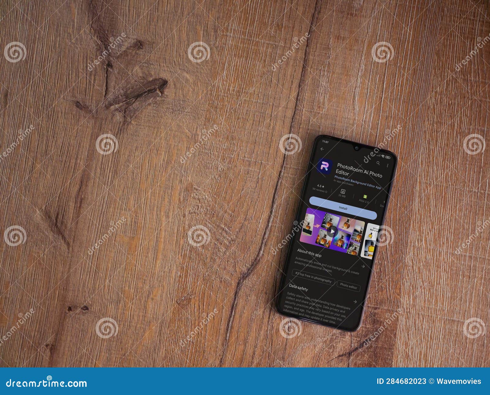 PhotoRoom Studio Photo Editor App Play Store Page on Smartphone on ... PhotoRoom Studio Photo Editor App Play Store Page on Smartphone on ...