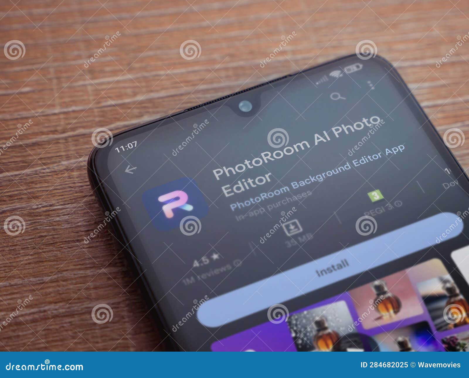 PhotoRoom Studio Photo Editor App Play Store Page on Smartphone on ... PhotoRoom Studio Photo Editor App Play Store Page on Smartphone on ...