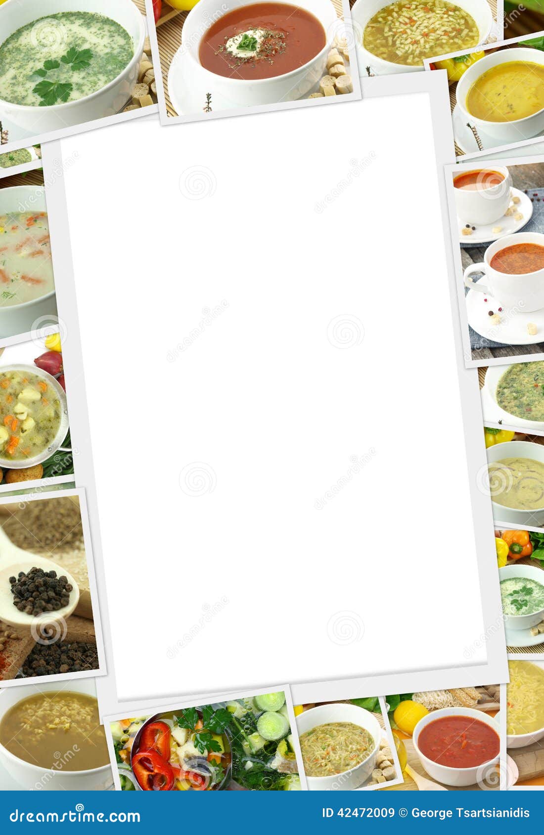 Photos Collection of Different Types of Soup Stock Illustration ...