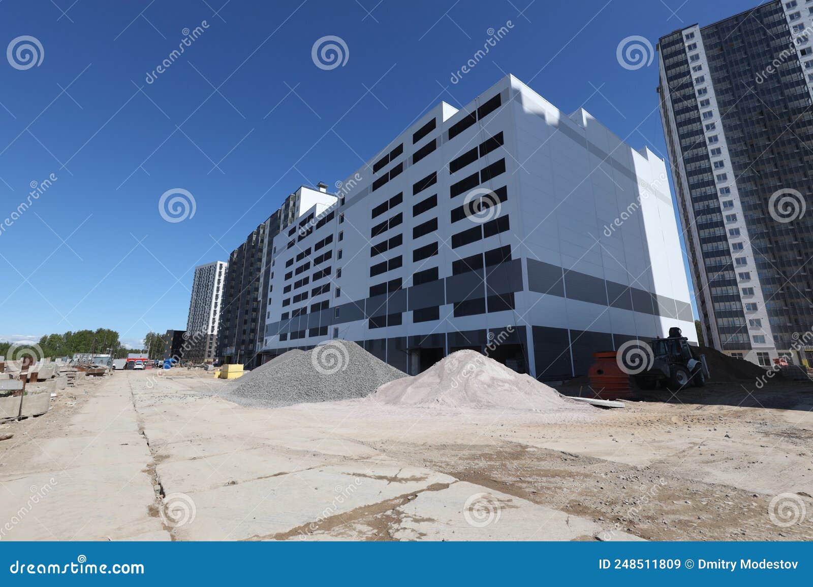 Photos of the Construction Process of the Residential Complex Stock ...