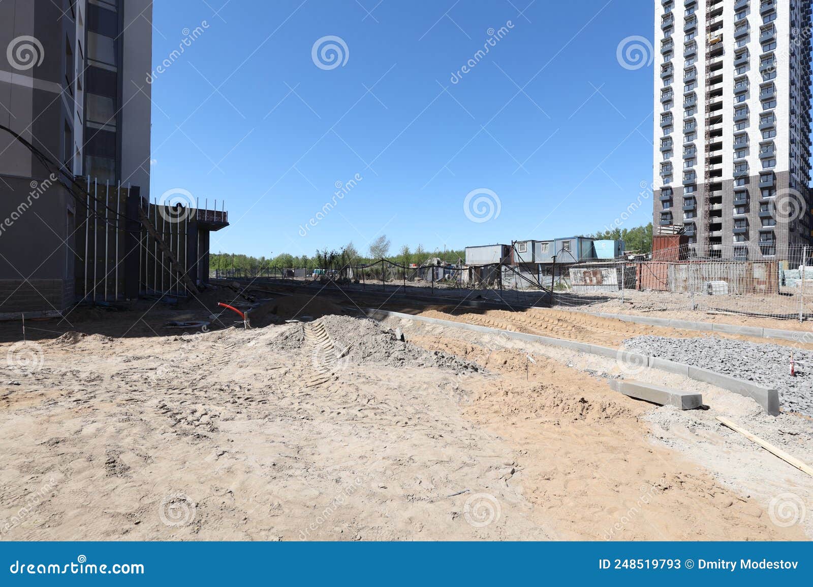 Photos of the Construction Process of the Residential Complex Stock ...