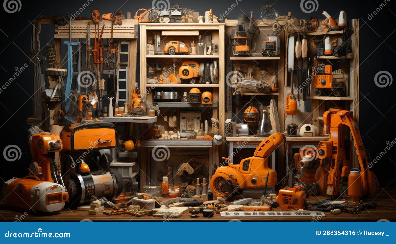 Photo Different Construction Accessories Stock Illustration - Illustration of work, personal ...