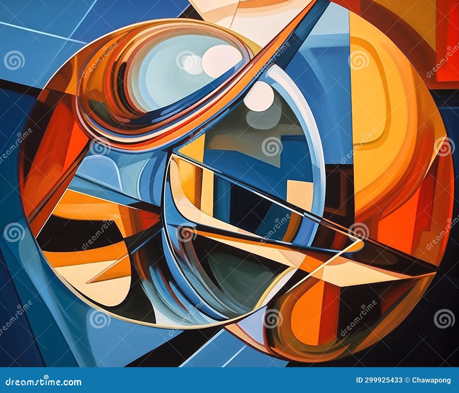 Twisted Views, Abstract Illustration Stock Illustration - Illustration ...