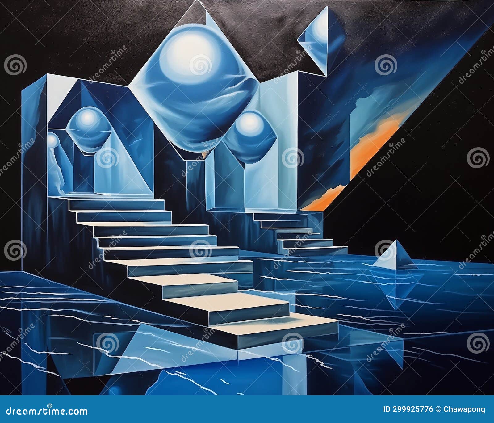 Twisted Views, Abstract Illustration Stock Illustration - Illustration ...