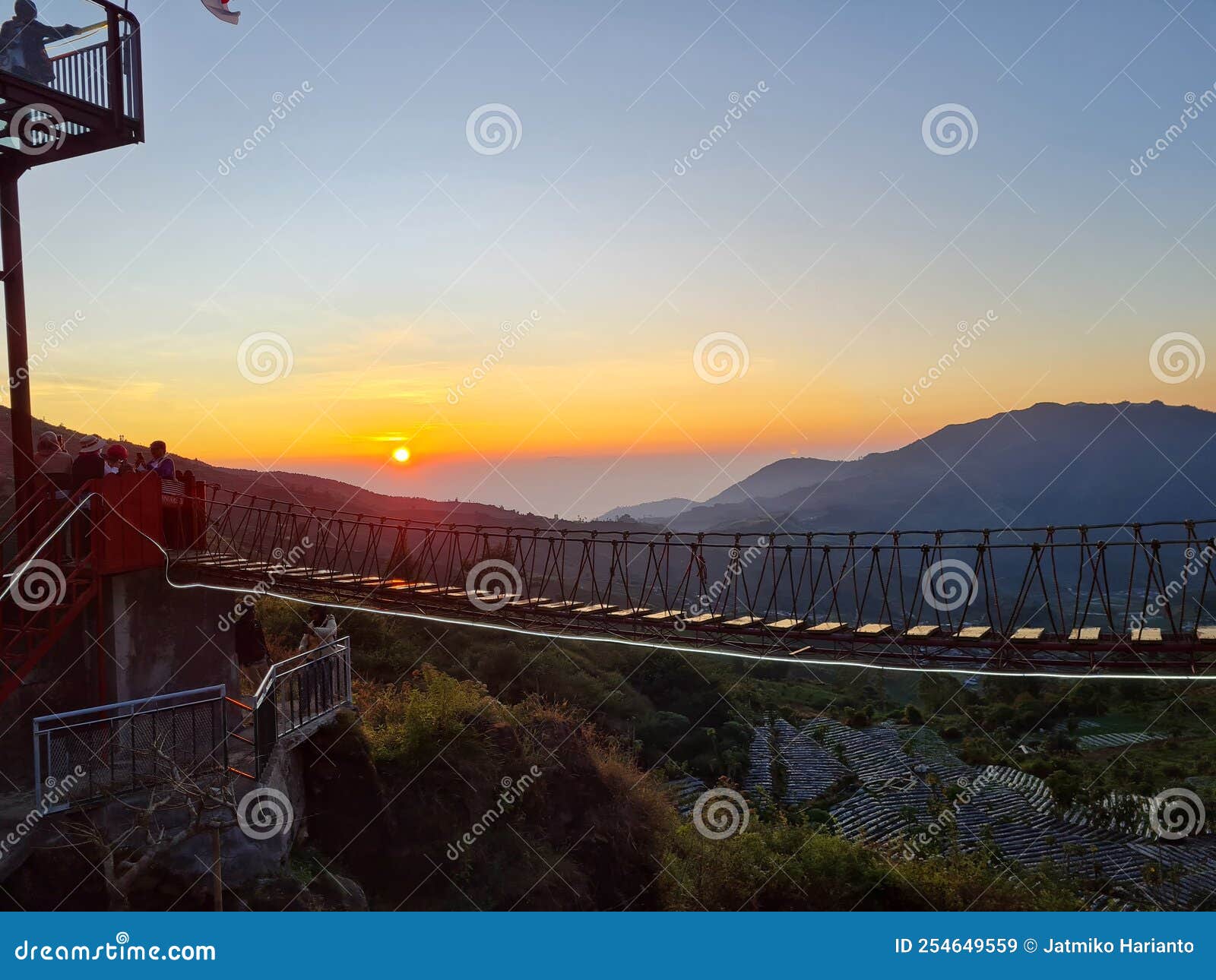 The Natural Scenery of the Mountains when the Sun Rises in the Morning ...