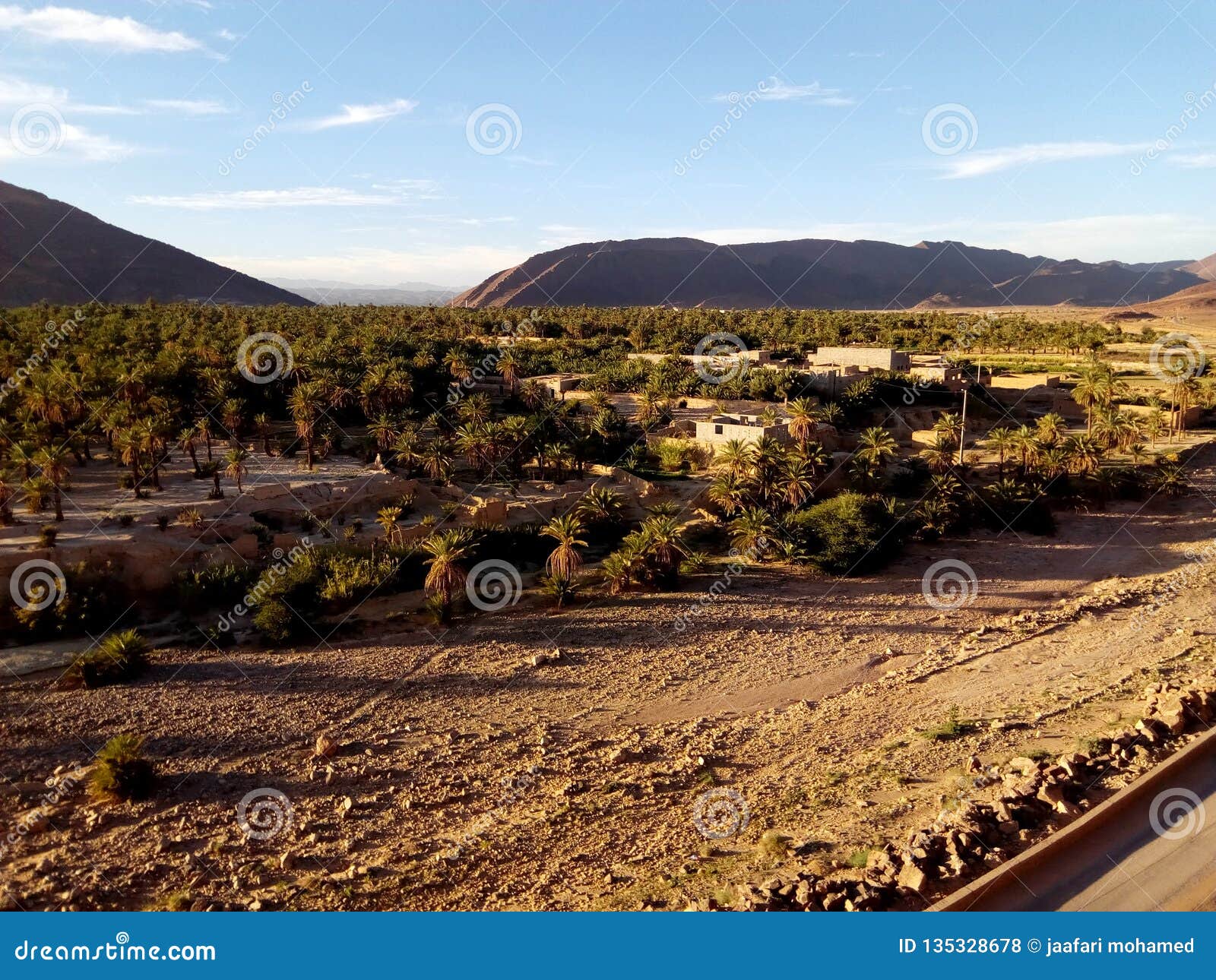 Photos of the Oasis of Aqa in Southern Morocco Stock Photo - Image of ...