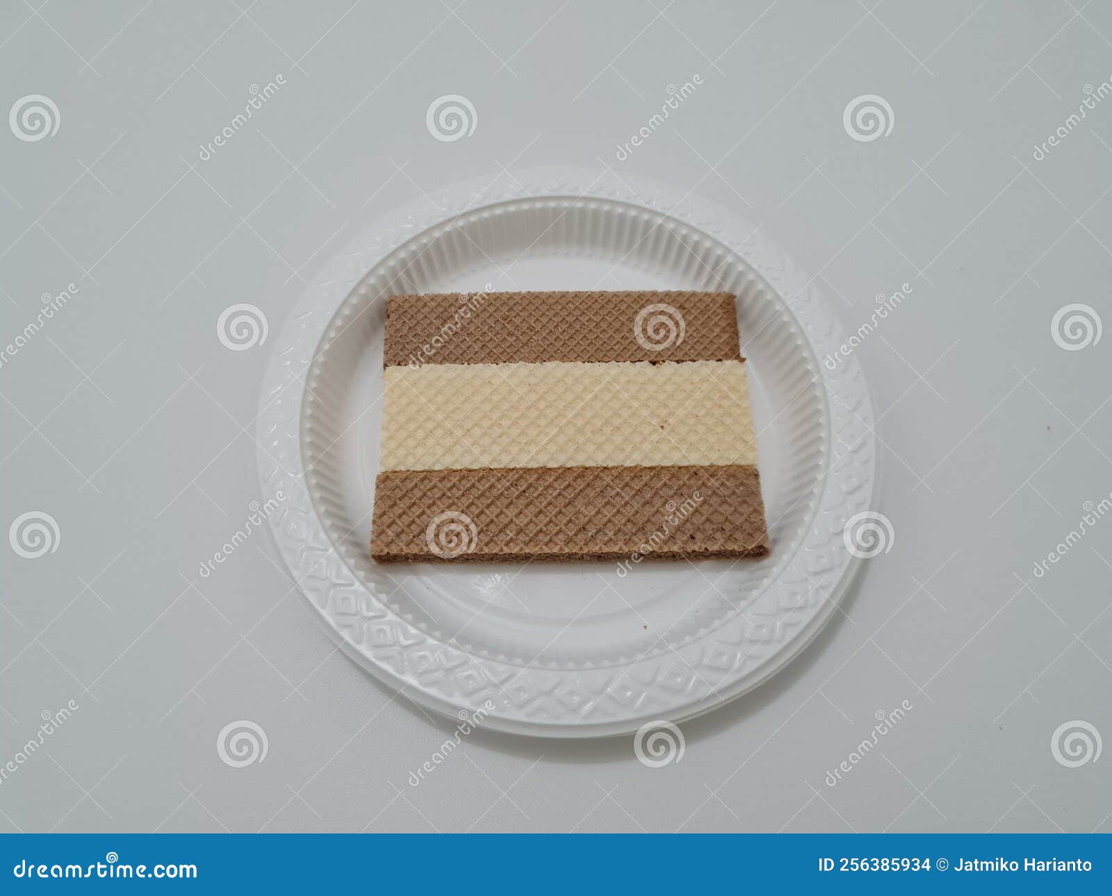 Snacks are Wafers that are Layered in a Container Stock Photo - Image ...