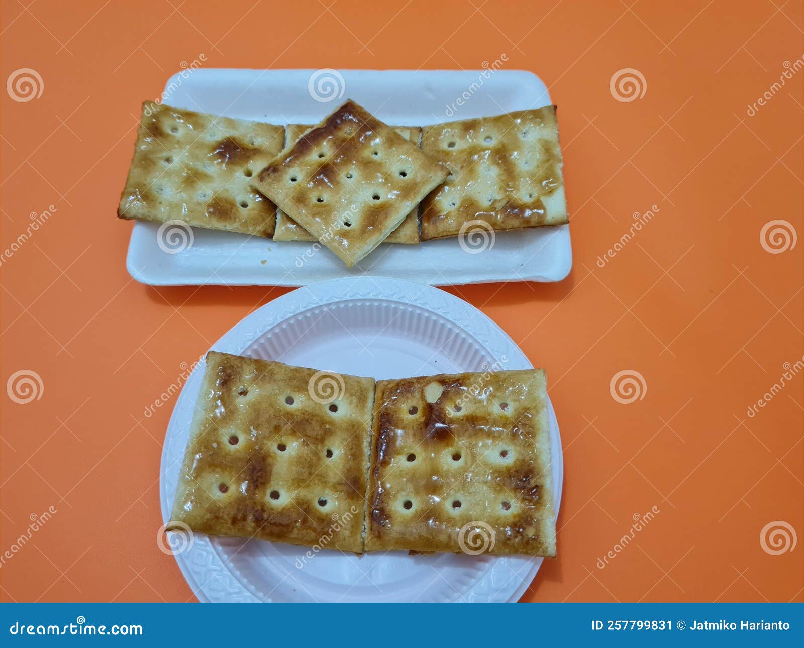 Sweet Gabin Biscuits Made of Flour and Other Ingredients in a ...