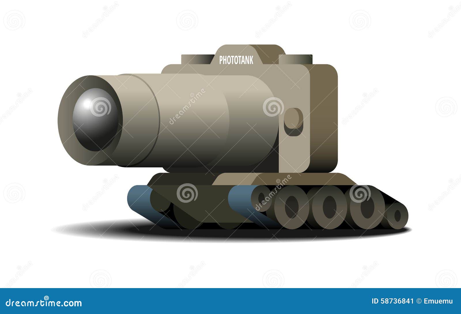 Phototank stock illustration. Illustration of equipment - 58736841